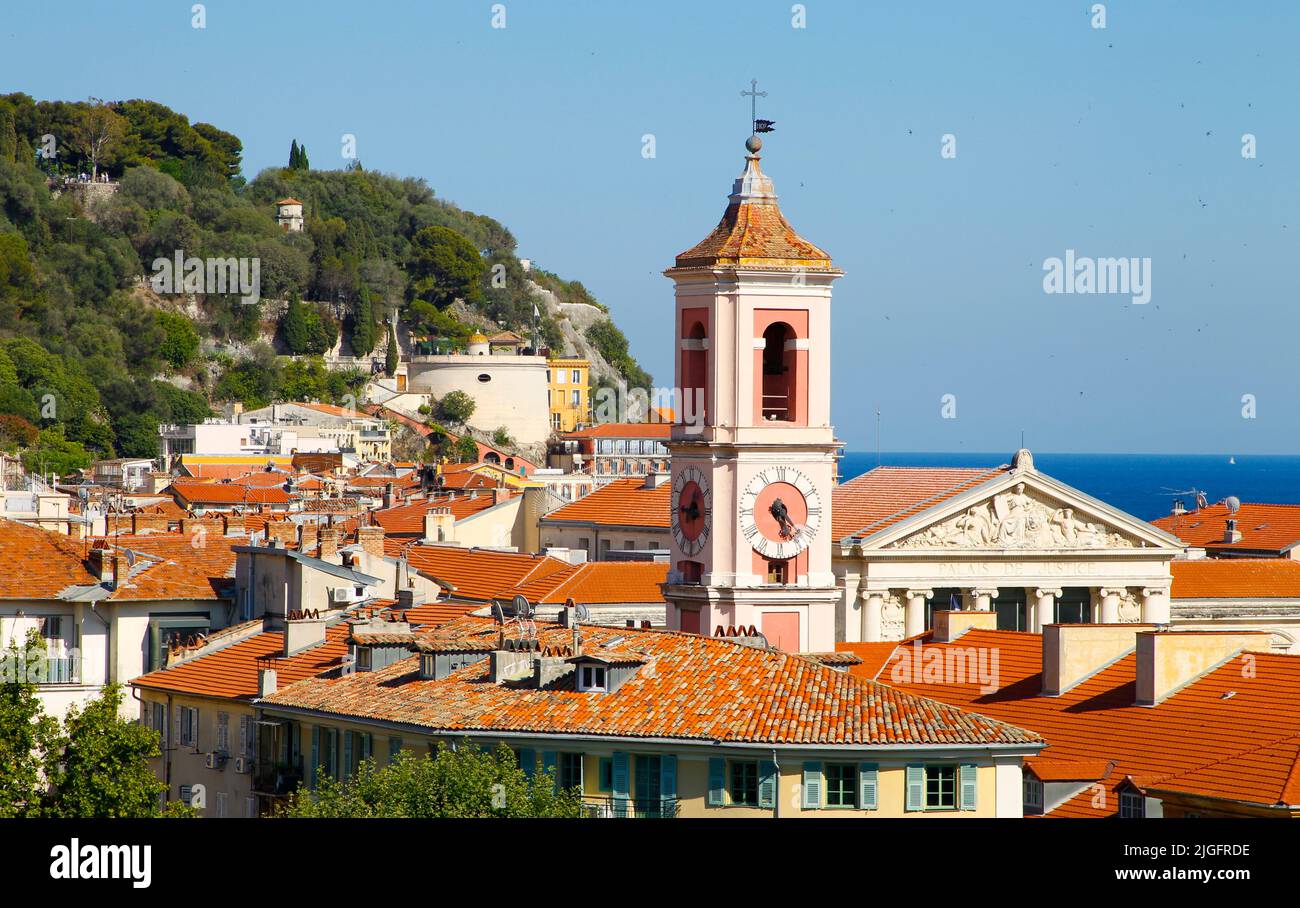 Nice, Frankreich. 10th July, 2022. Nice, France - July 10, 2022: City ...