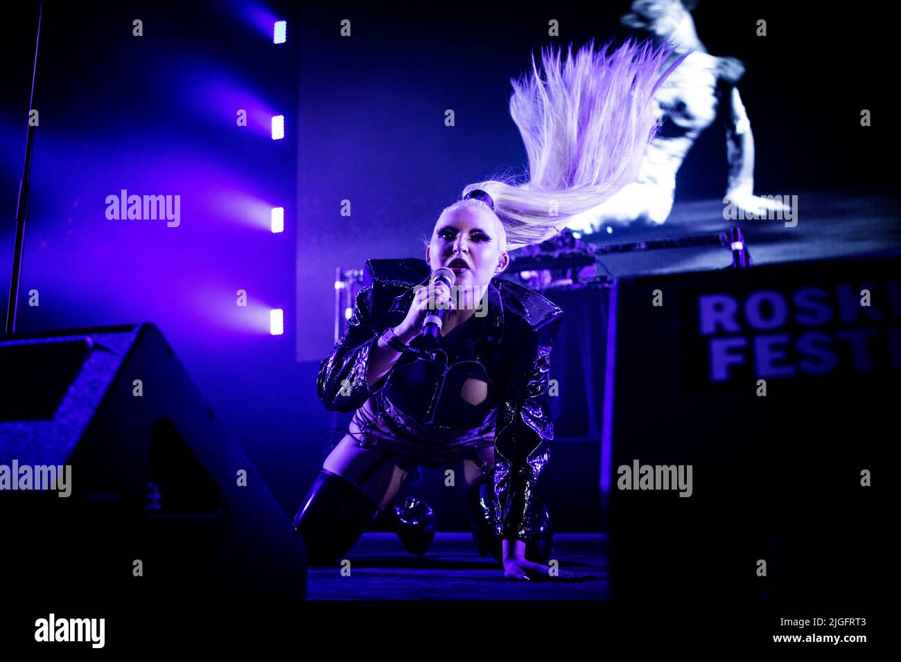 Roskilde, Denmark. 28th, June 2022. The Swedish singer COBRAH performs ...