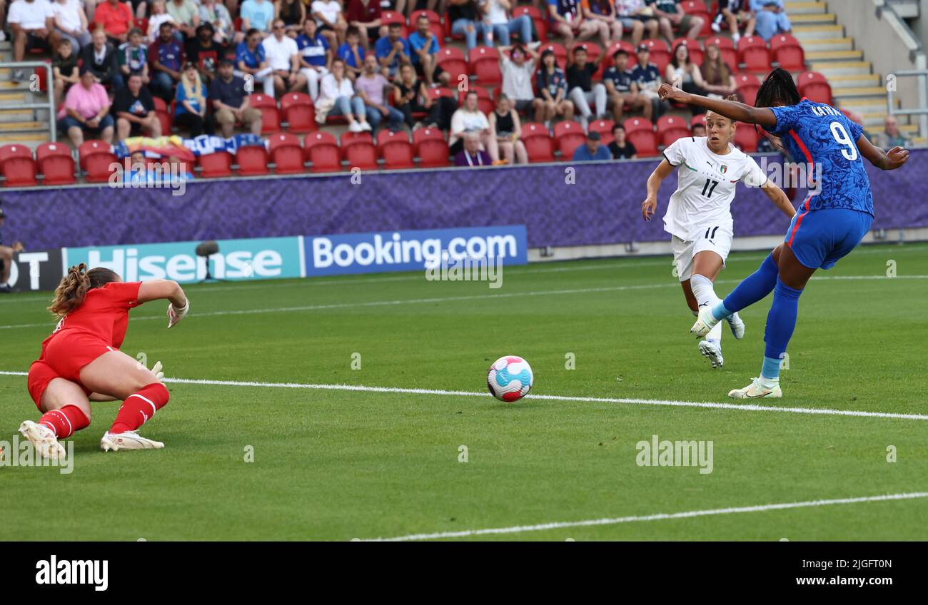Rotherham, England, 10th July 2022. Marie-Antoinette Katoto of France ...