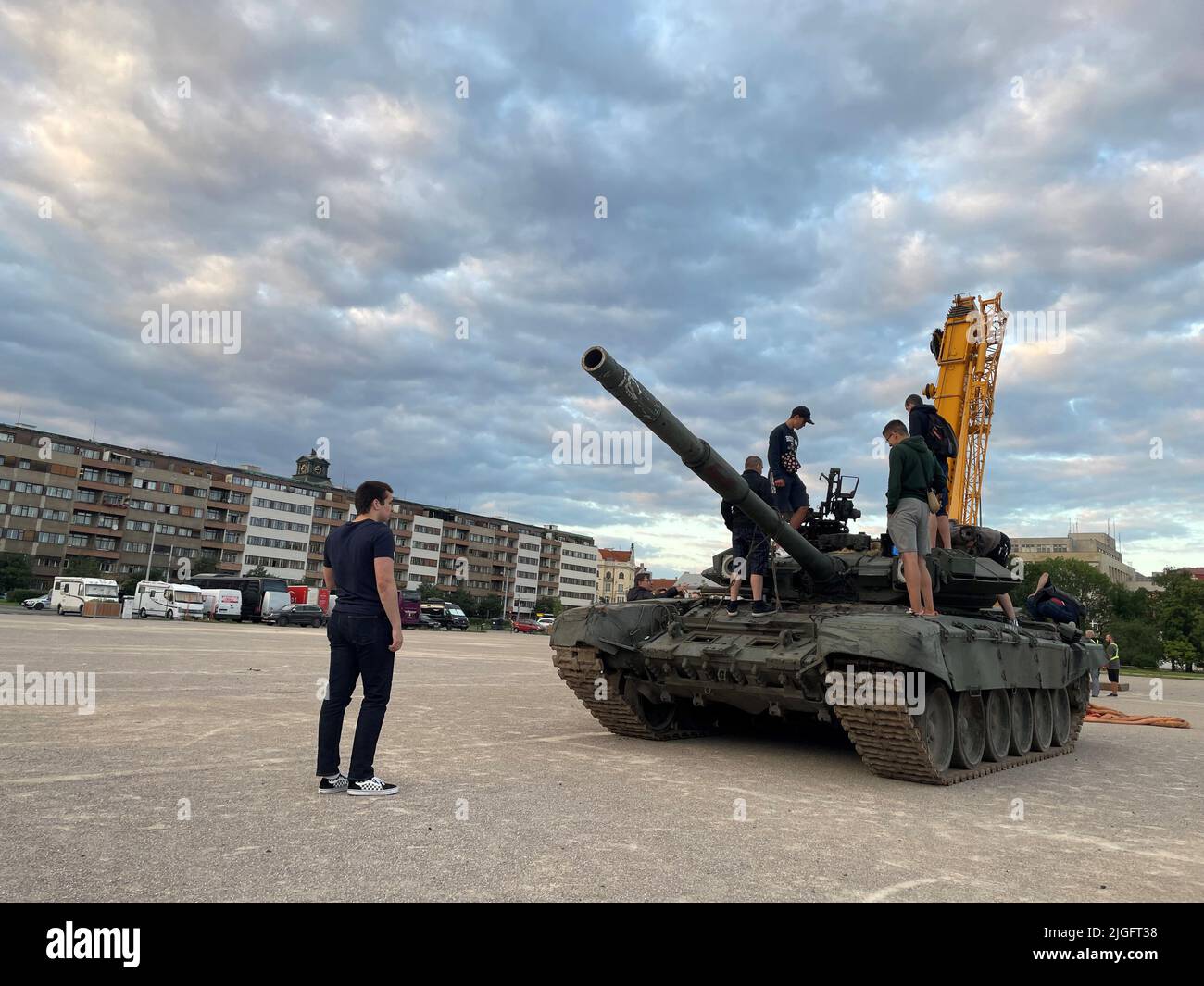 Russian military equipment in czech republic hi-res stock photography ...