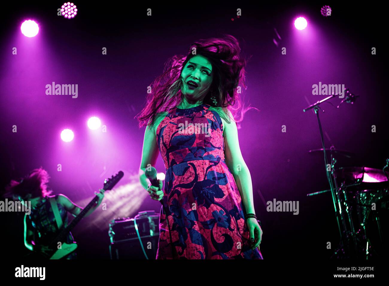 Roskilde, Denmark. 01st, July 2022. The Japanese punk rock band Otoboke ...