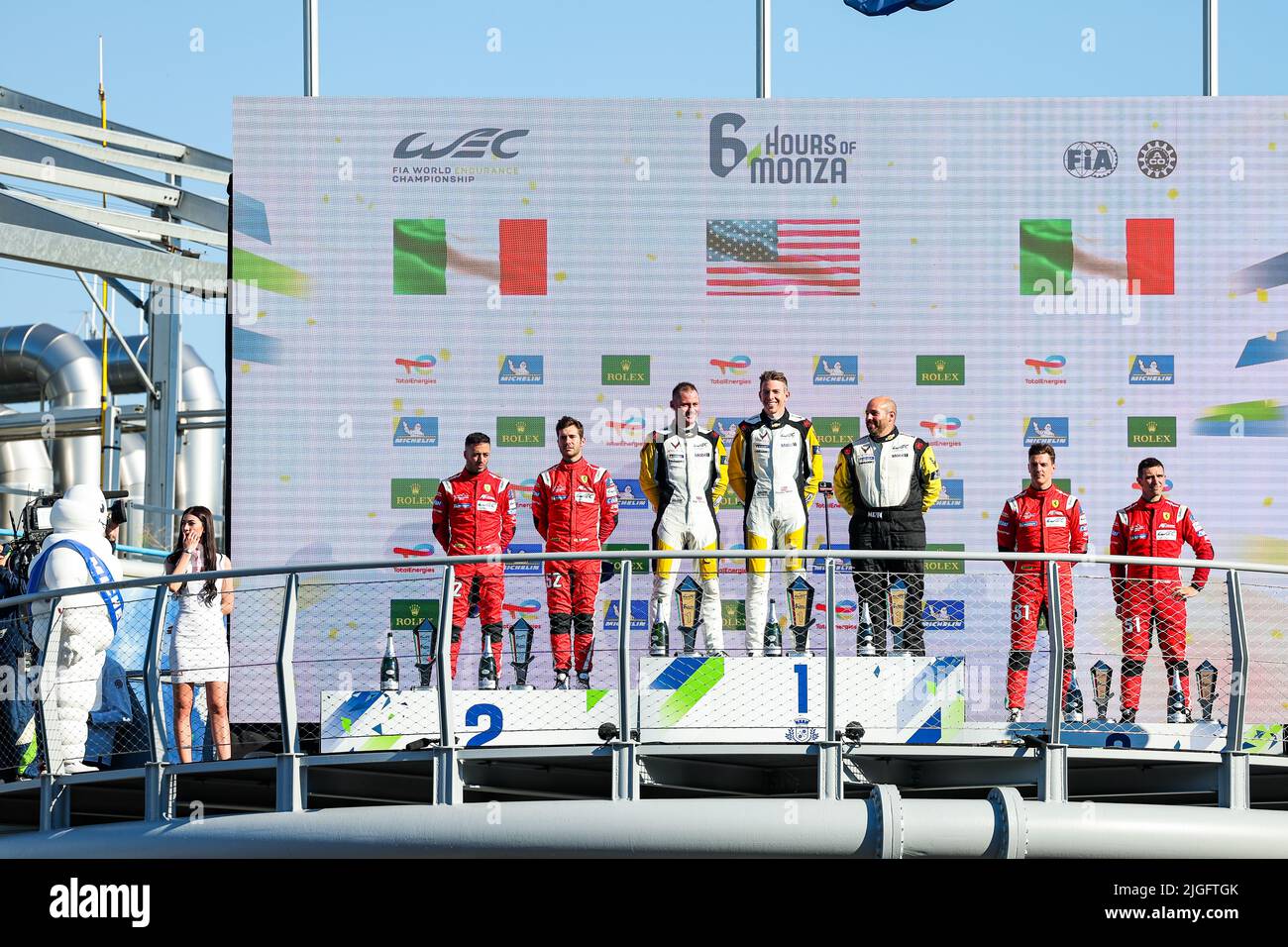 Podium: 64 MILNER Tommy (usa), TANDY Nick (gbr), Corvette Racing ...