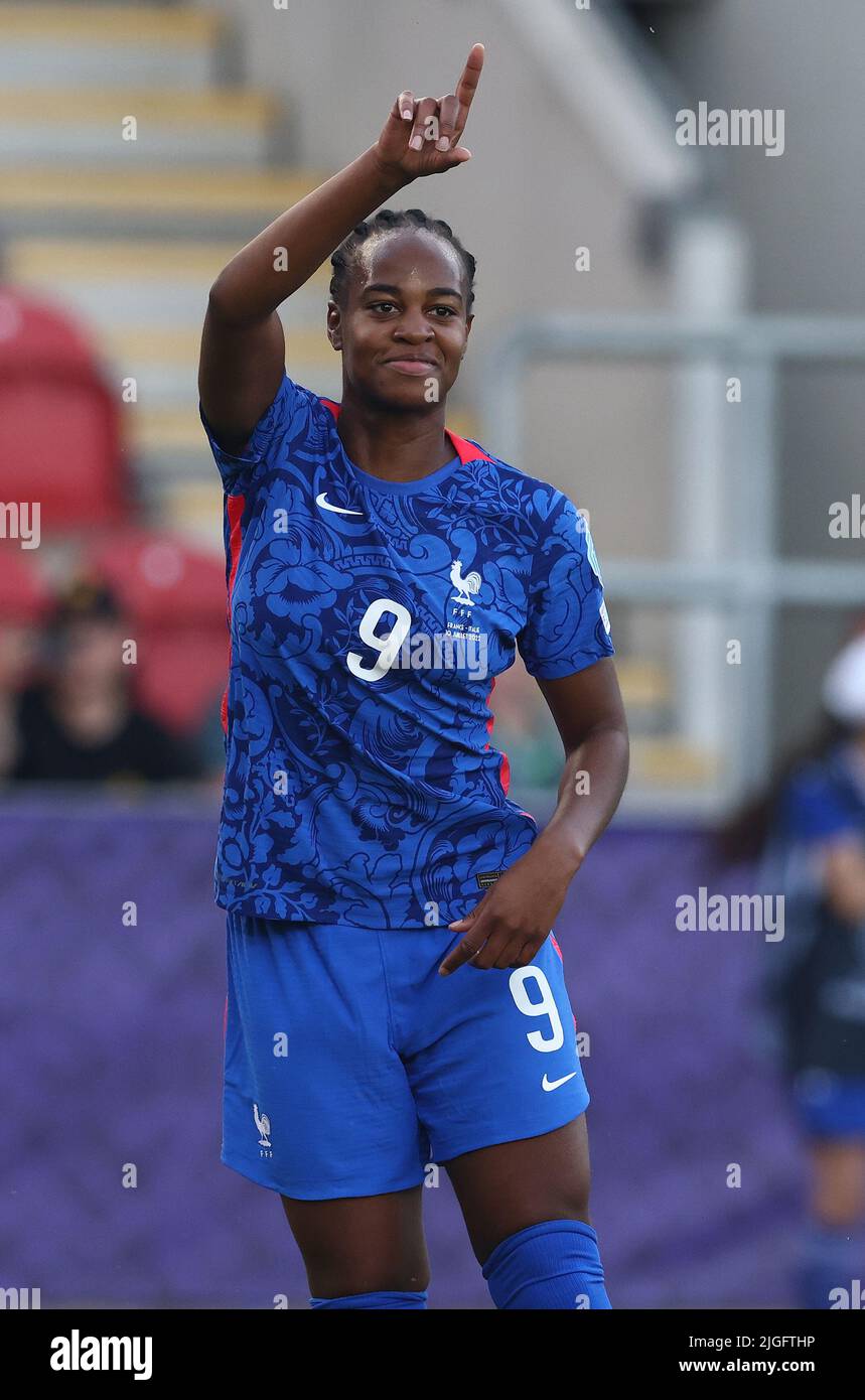 Rotherham, UK. 10th July, 2022. Marie-Antoinette Katoto of France ...
