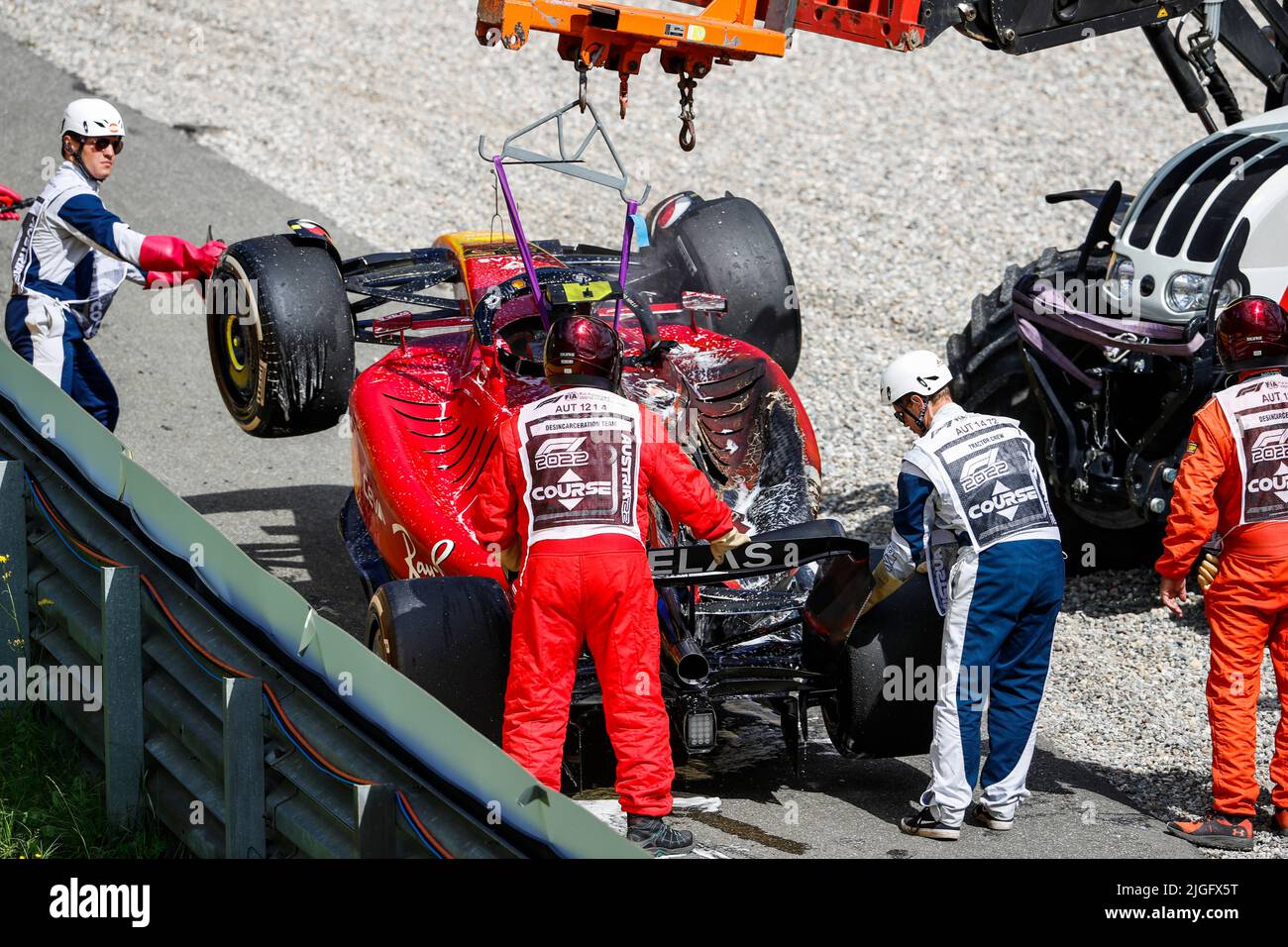 Sainz austria 2022 fire hi-res stock photography and images - Alamy