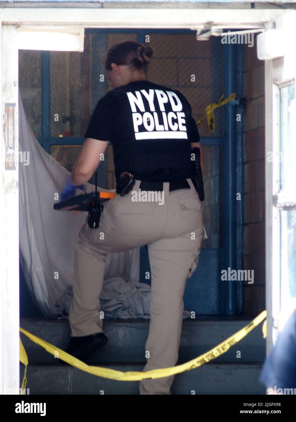 July 10, 2022, New York, New York, USA: July 10 2022 NEW YORK Person ...