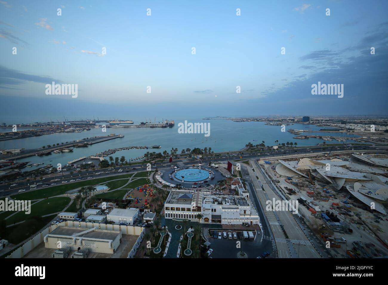 National museum of qatar aerial hi-res stock photography and images - Alamy