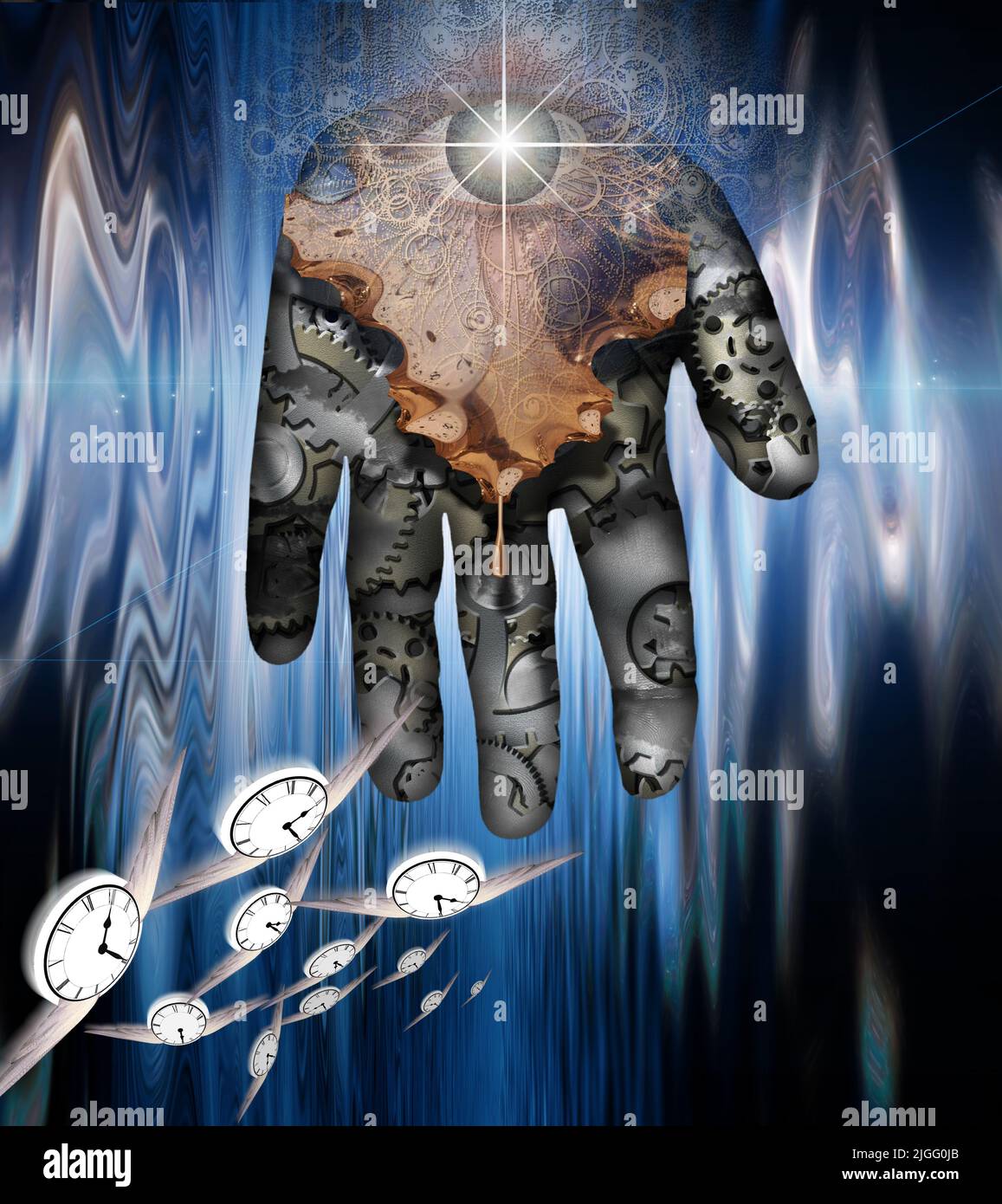 Abstract cosmic time machine hi-res stock photography and images - Alamy