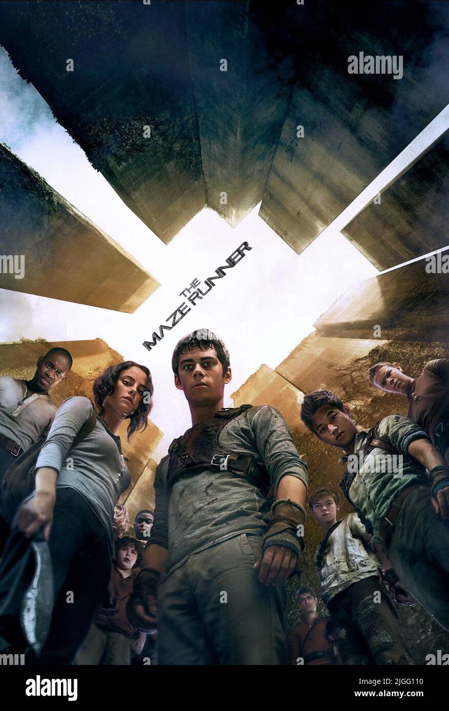 KAYA SCODELARIO, DYLAN O'BRIEN POSTER, THE MAZE RUNNER, 2014 Stock ...