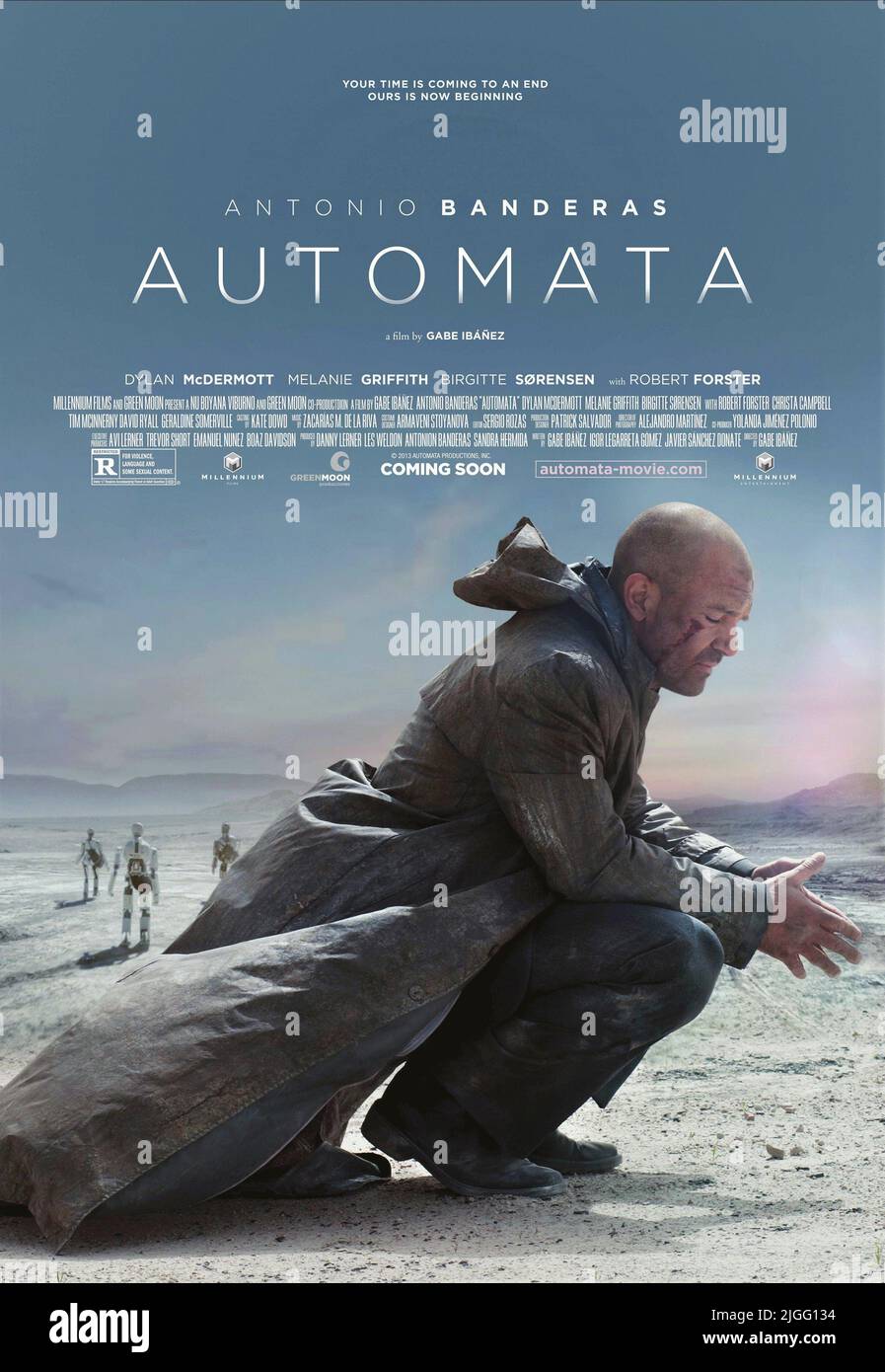 ANTONIO BANDERAS POSTER, AUTOMATA, 2014 Stock Photo - Alamy