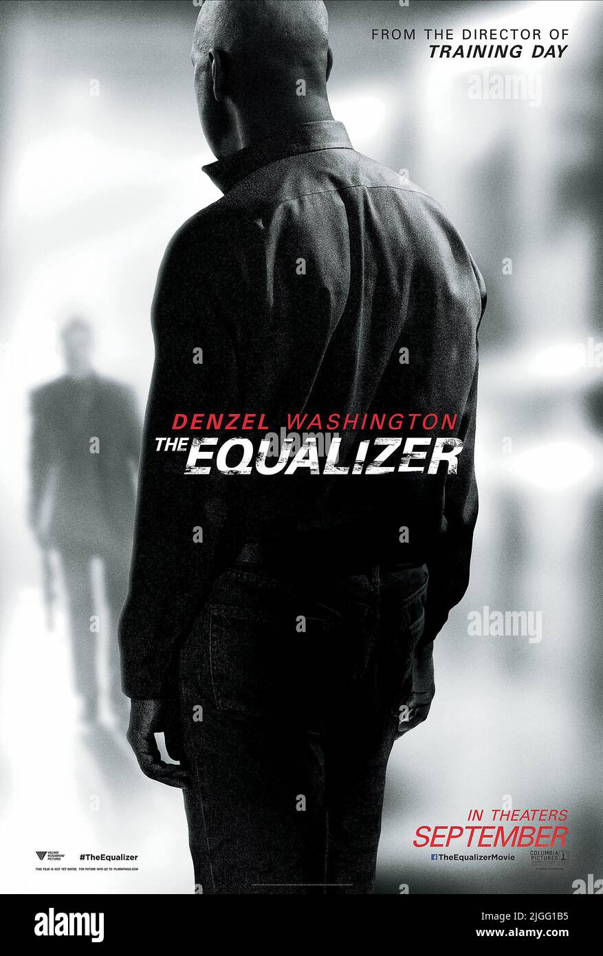 DENZEL WASHINGTON MOVIE POSTER, THE EQUALIZER, 2014 Stock Photo - Alamy