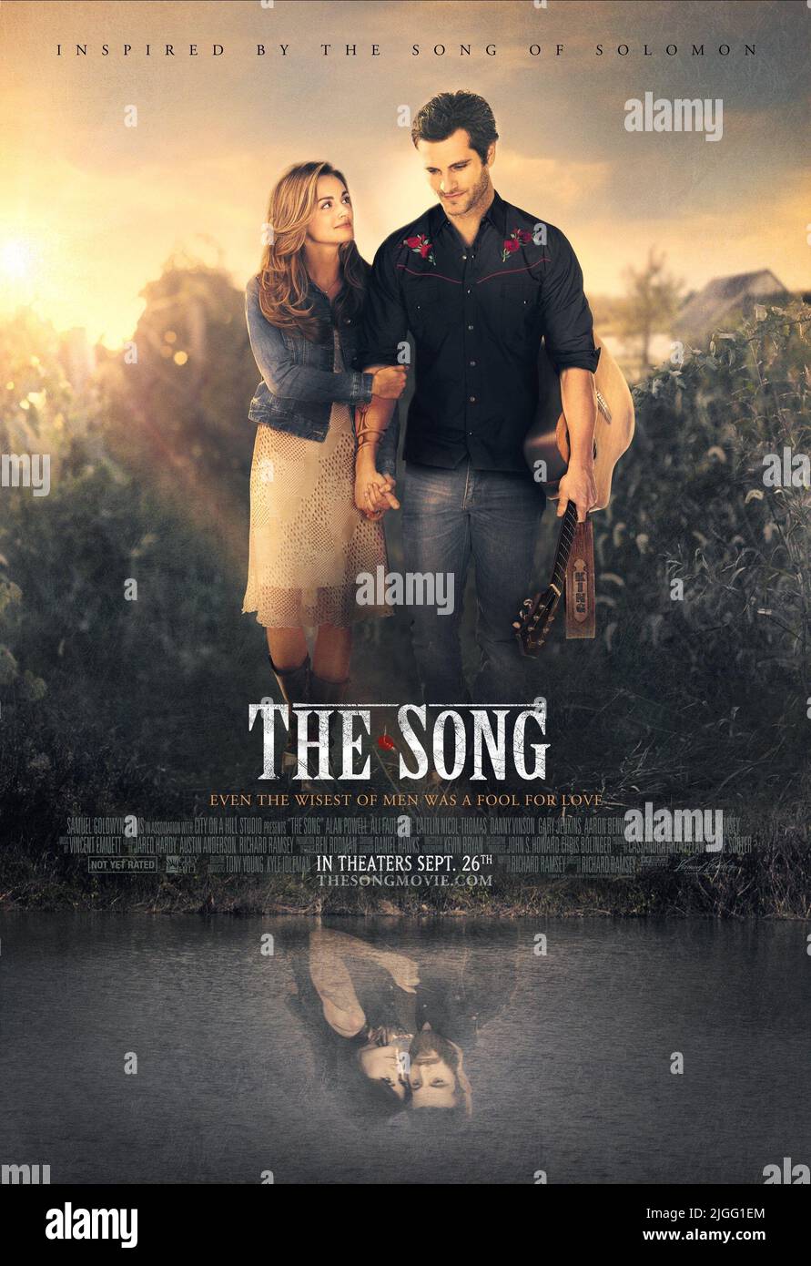 ALI FAULKNER, ALAN POWELL POSTER, THE SONG, 2014 Stock Photo - Alamy