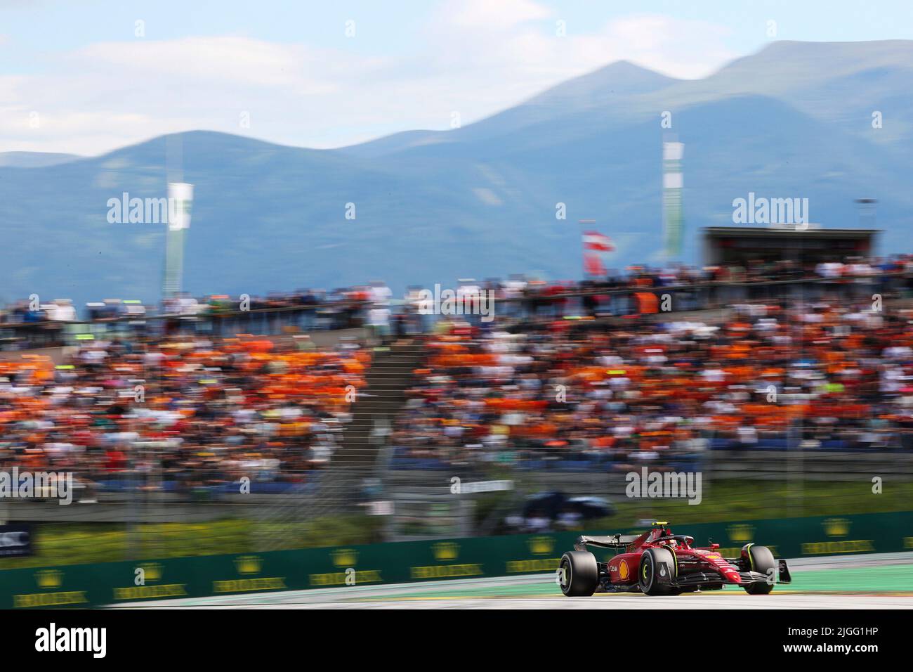 Spielberg, Austria. 10th July, 2022. #55 Carlos Sainz (ESP, Scuderia ...