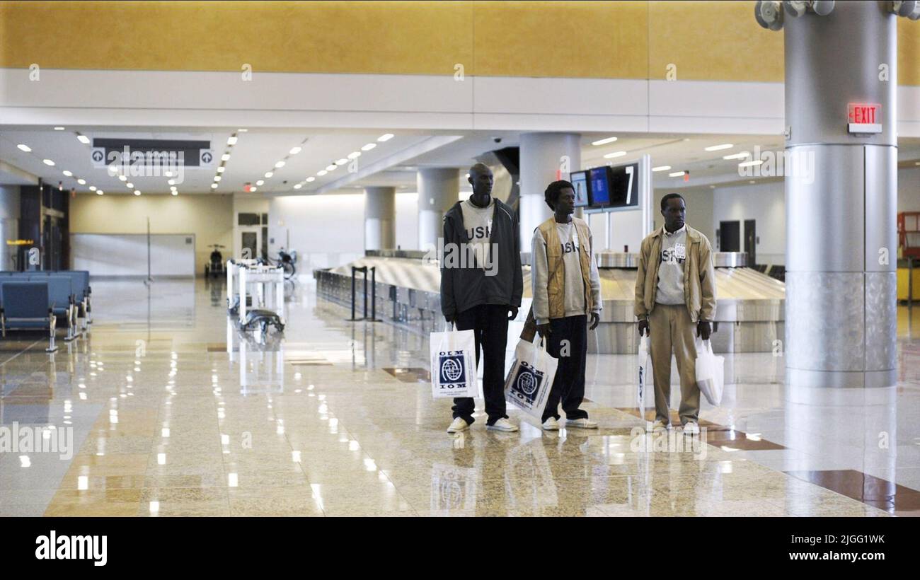 GER DUANY, EMMANUEL JAL, ARNOLD OCENG, THE GOOD LIE, 2014 Stock Photo ...
