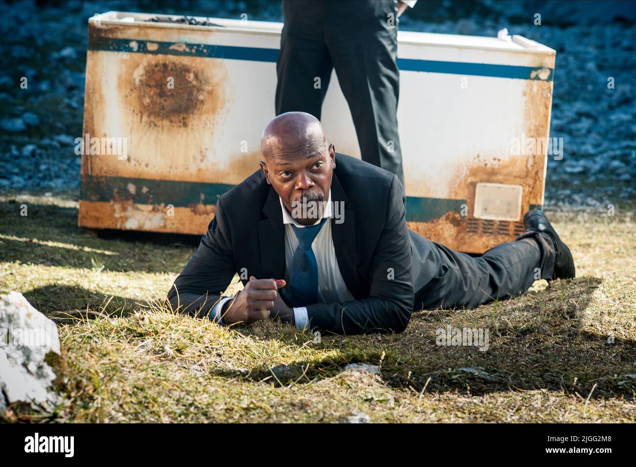 Samuel jackson bald hi-res stock photography and images - Alamy