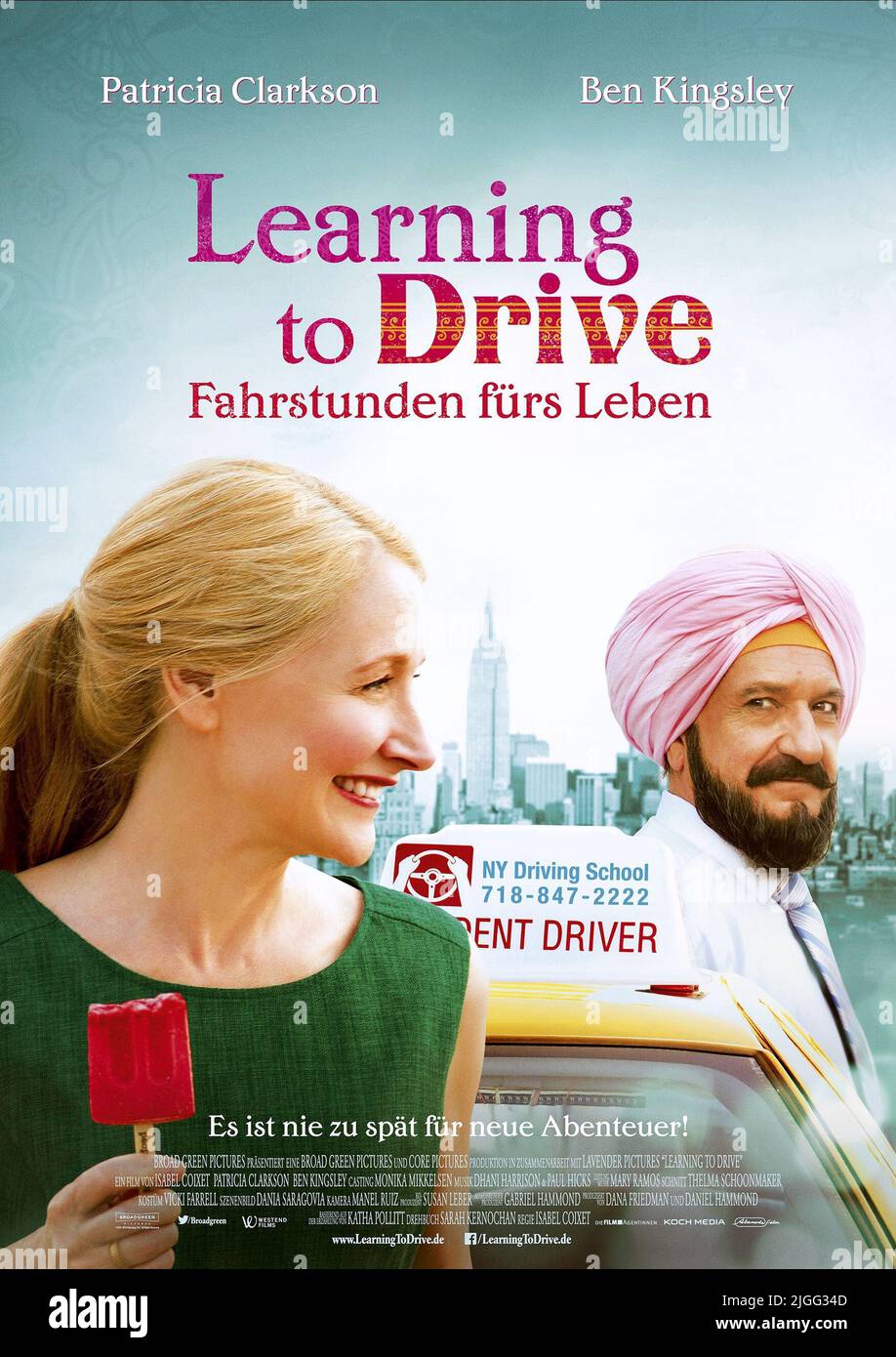 PATRICIA CLARKSON, BEN KINGSLEY POSTER, LEARNING TO DRIVE, 2014 Stock ...