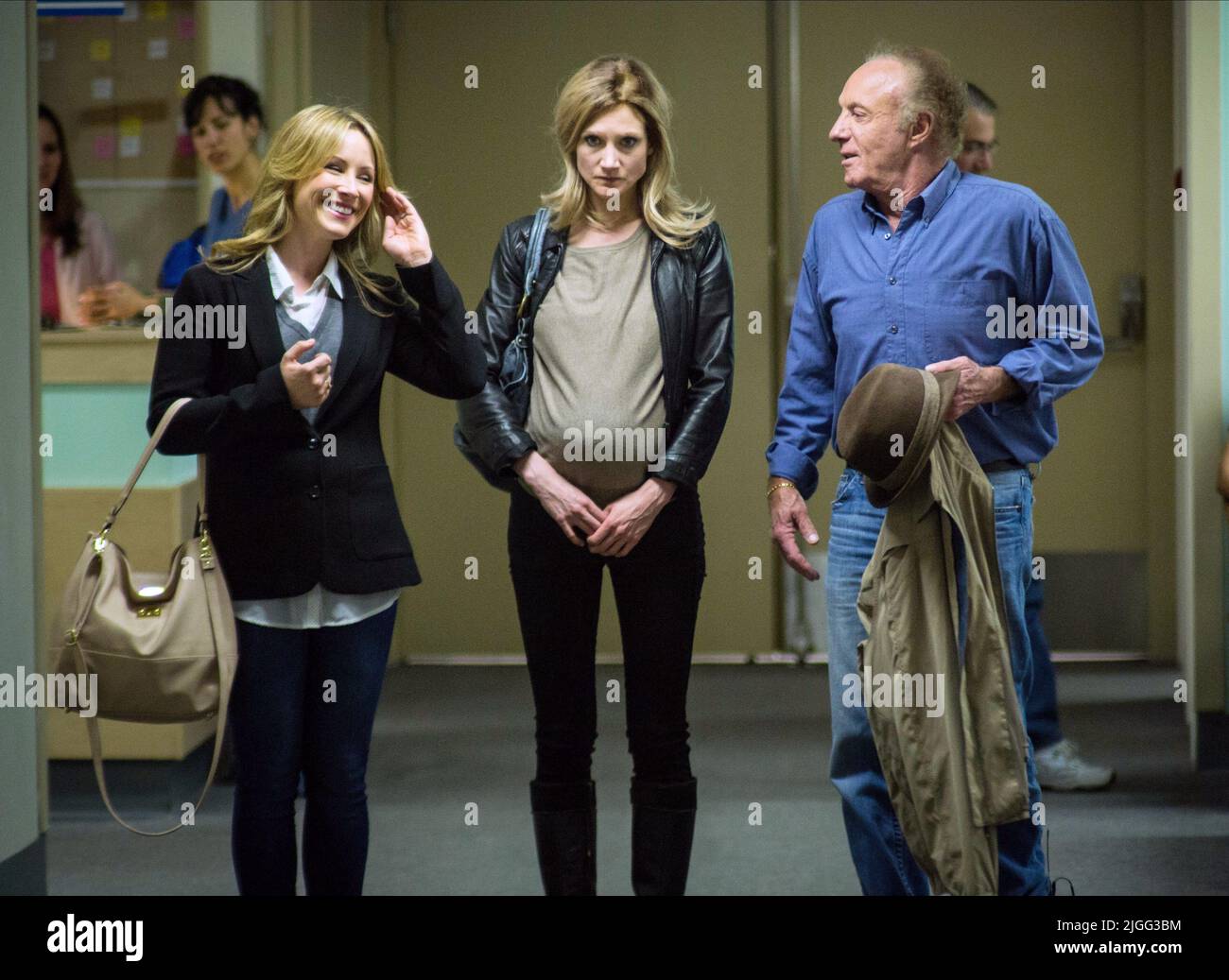 LISA DURUPT, SONJA BENNETT, JAMES CAAN, PREGGOLAND, 2014 Stock Photo ...