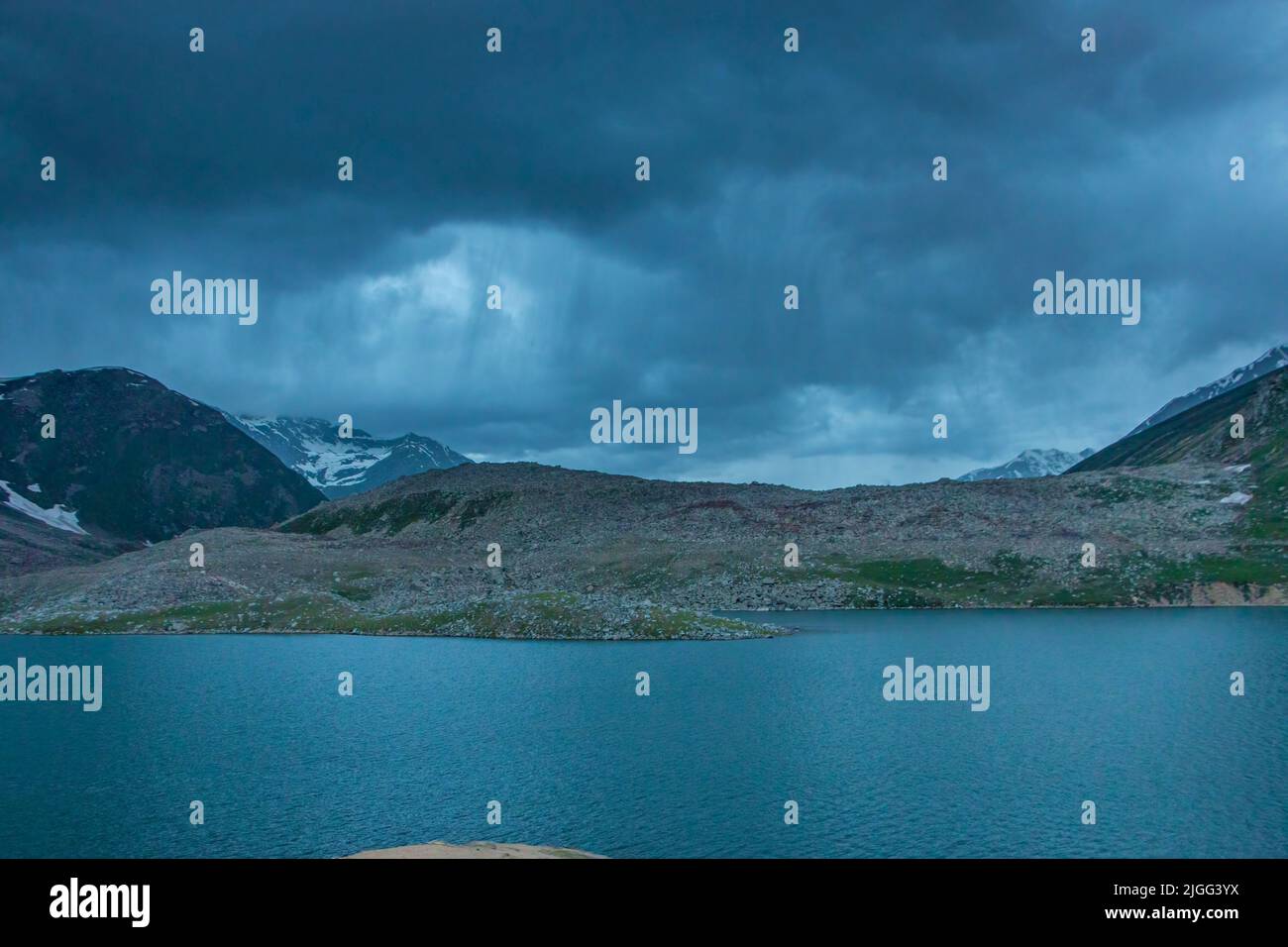 Stunning view of Passu cathedral peak, north Gulmit Village in Hunza ...