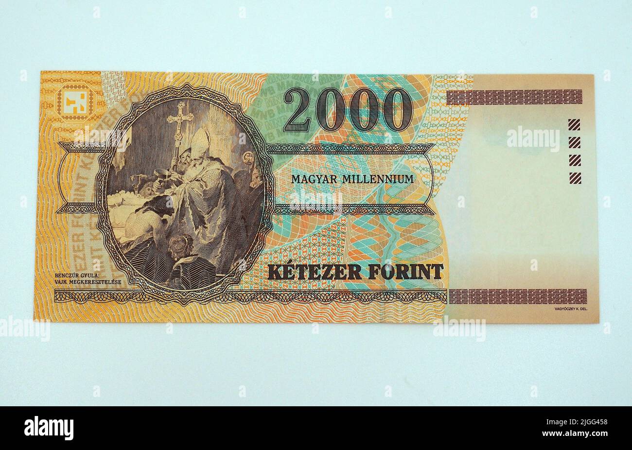 two thousand HUF banknote (2000-), hungarian forint, Millennium of the ...
