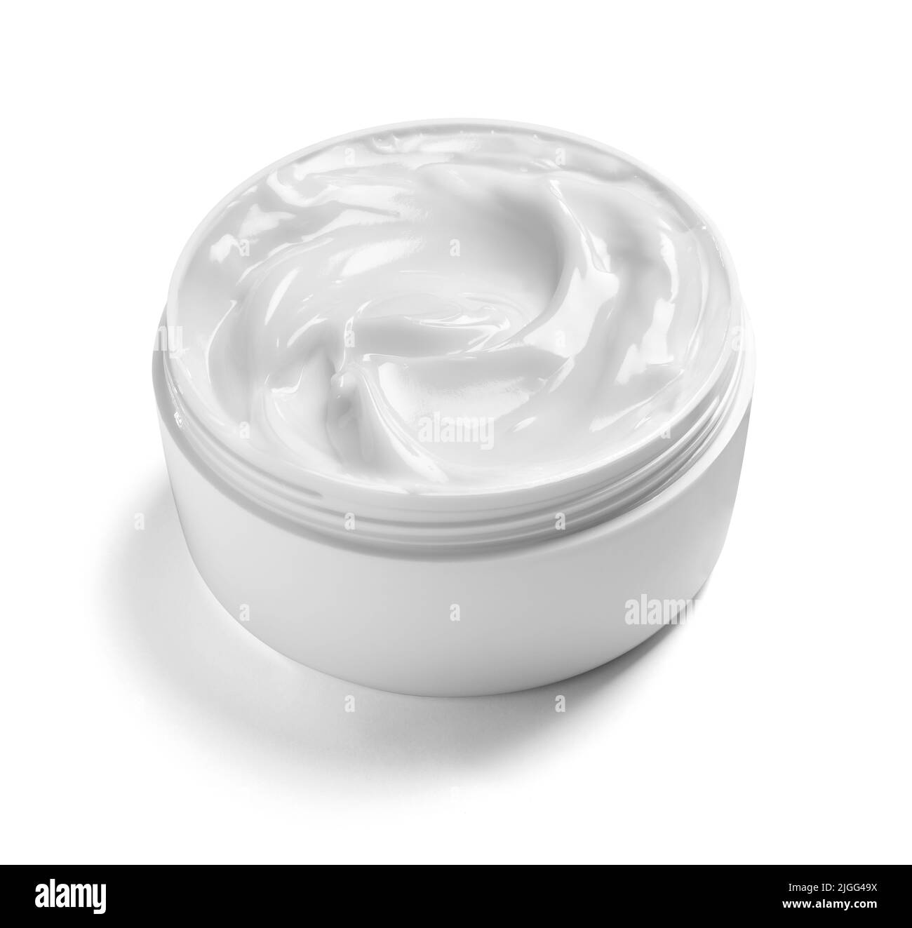 white cream container jar beauty moisturizer skin Stock Photo - Alamy