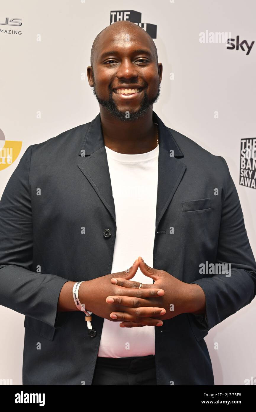 London, UK. 10th July, 2022. Azumah Nelson attends The South Bank Sky ...