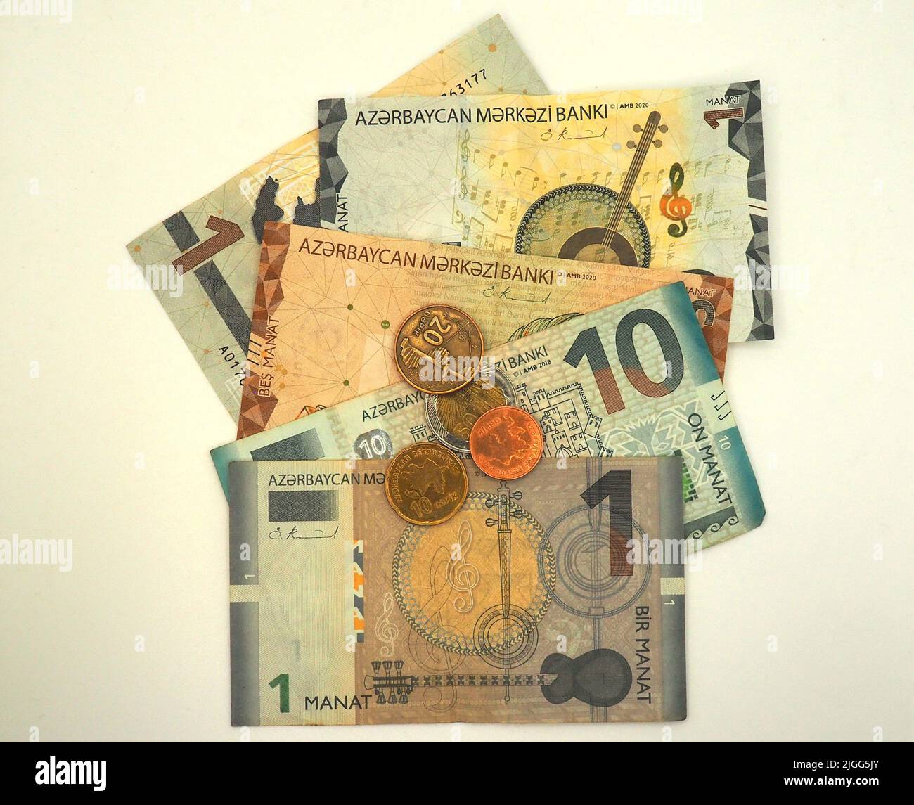 Azerbaijan manat currency hi-res stock photography and images - Alamy