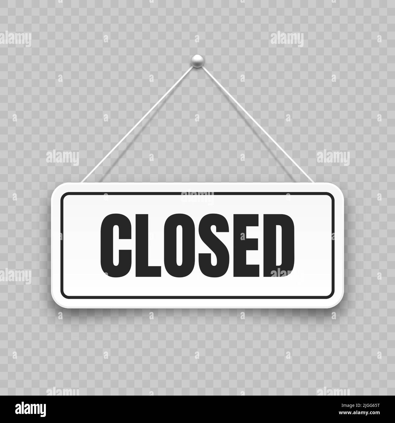 Store closed poster Black and White Stock Photos & Images - Alamy