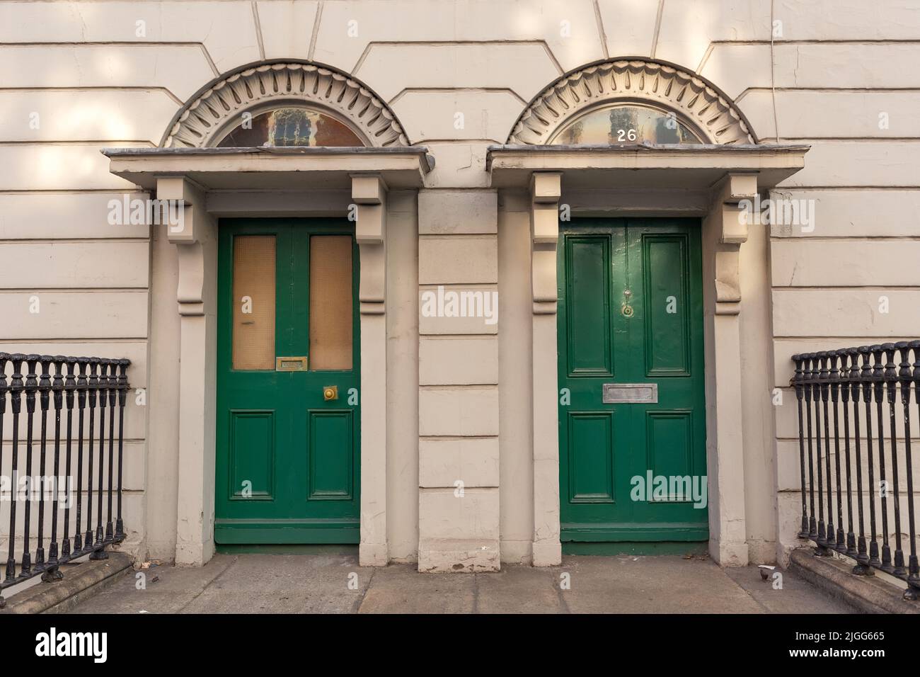 Irish doors in Dublin Stock Photo - Alamy