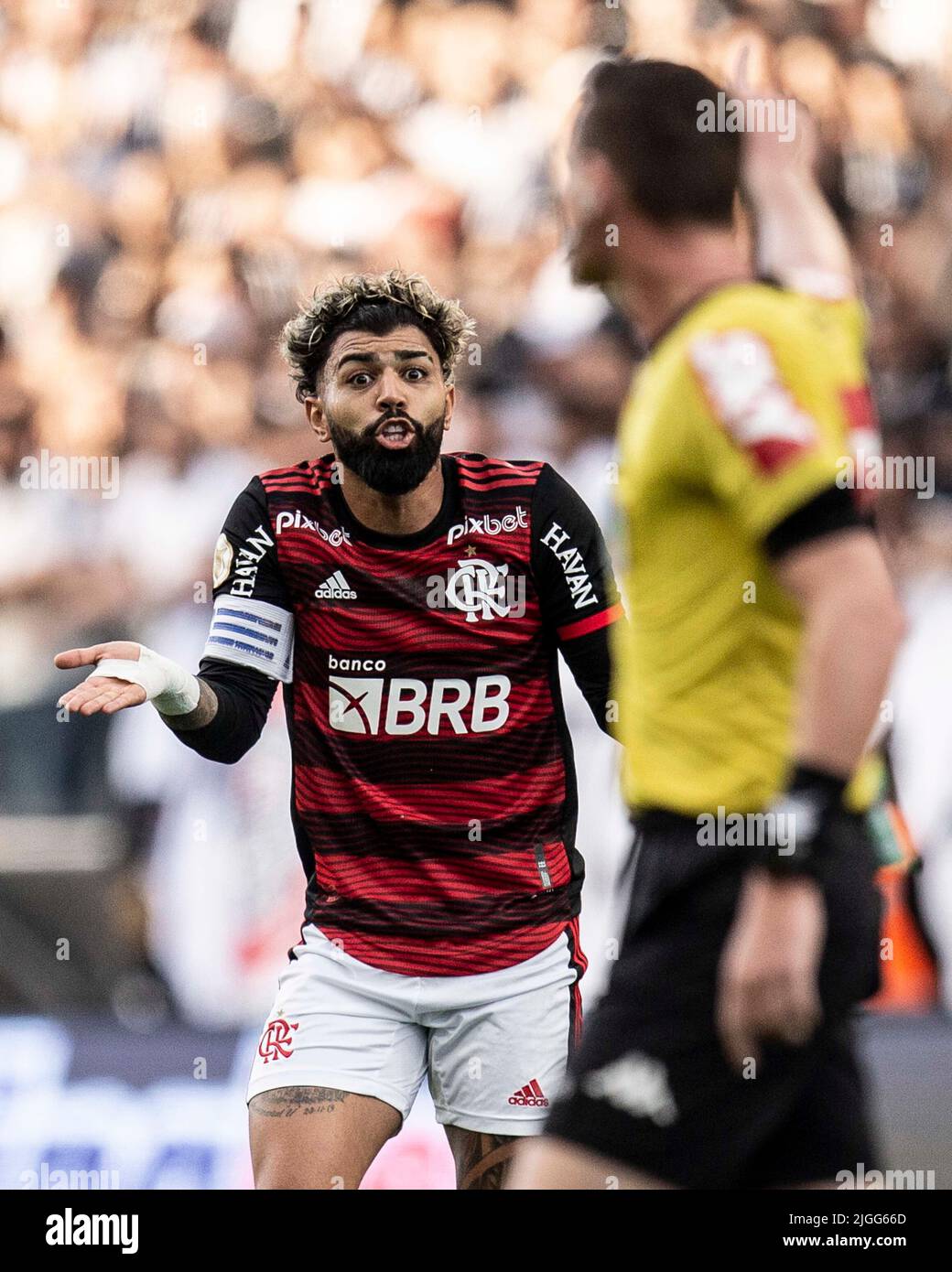 SÃO PAULO, SP - 10.07.2022: CORINTHIANS X FLAMENGO - Gabi during the ...