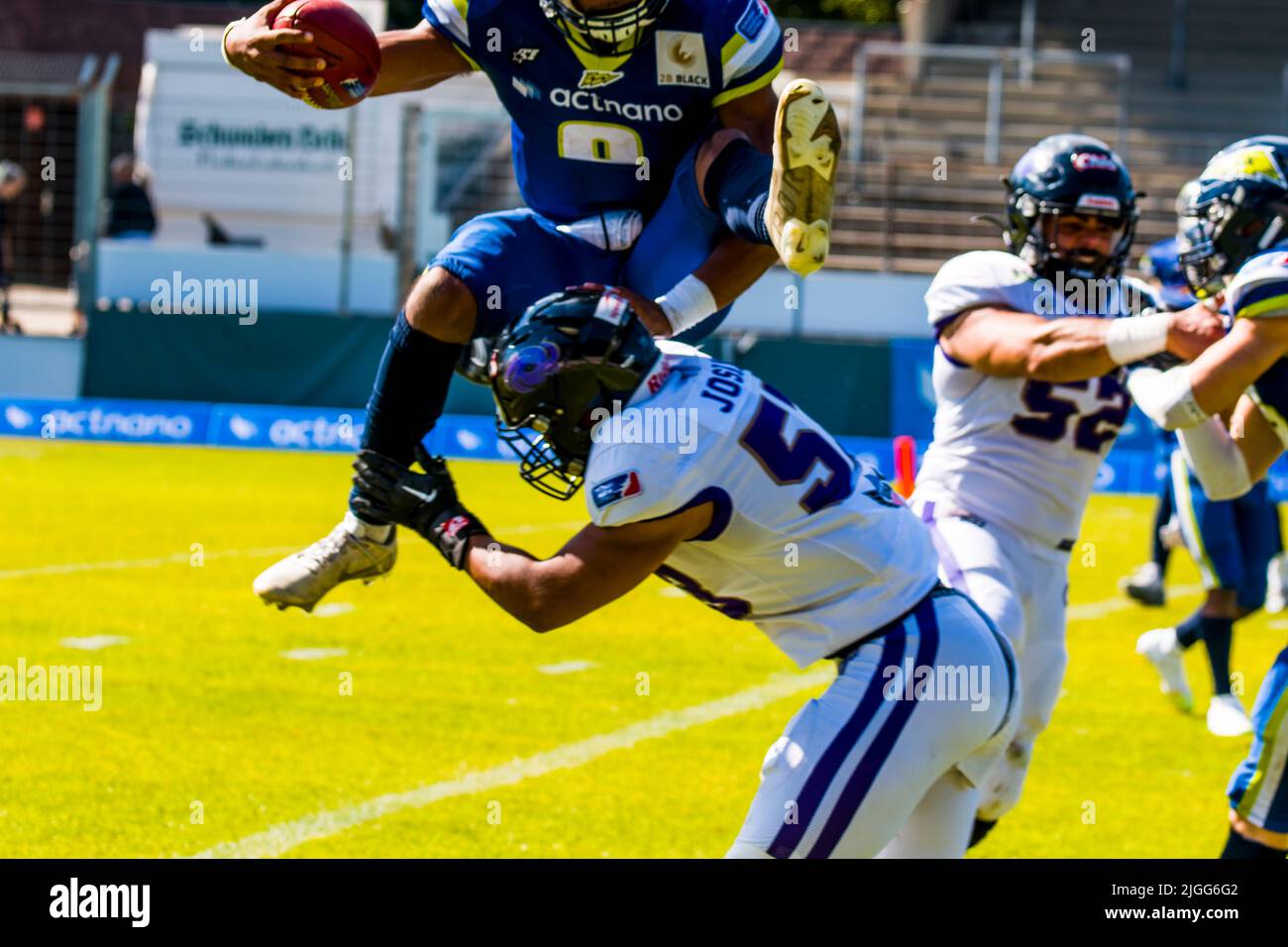 Stuttgart, Germany. 10th July, 2022. Stuttgart Surge/QB # 9 Dante ...