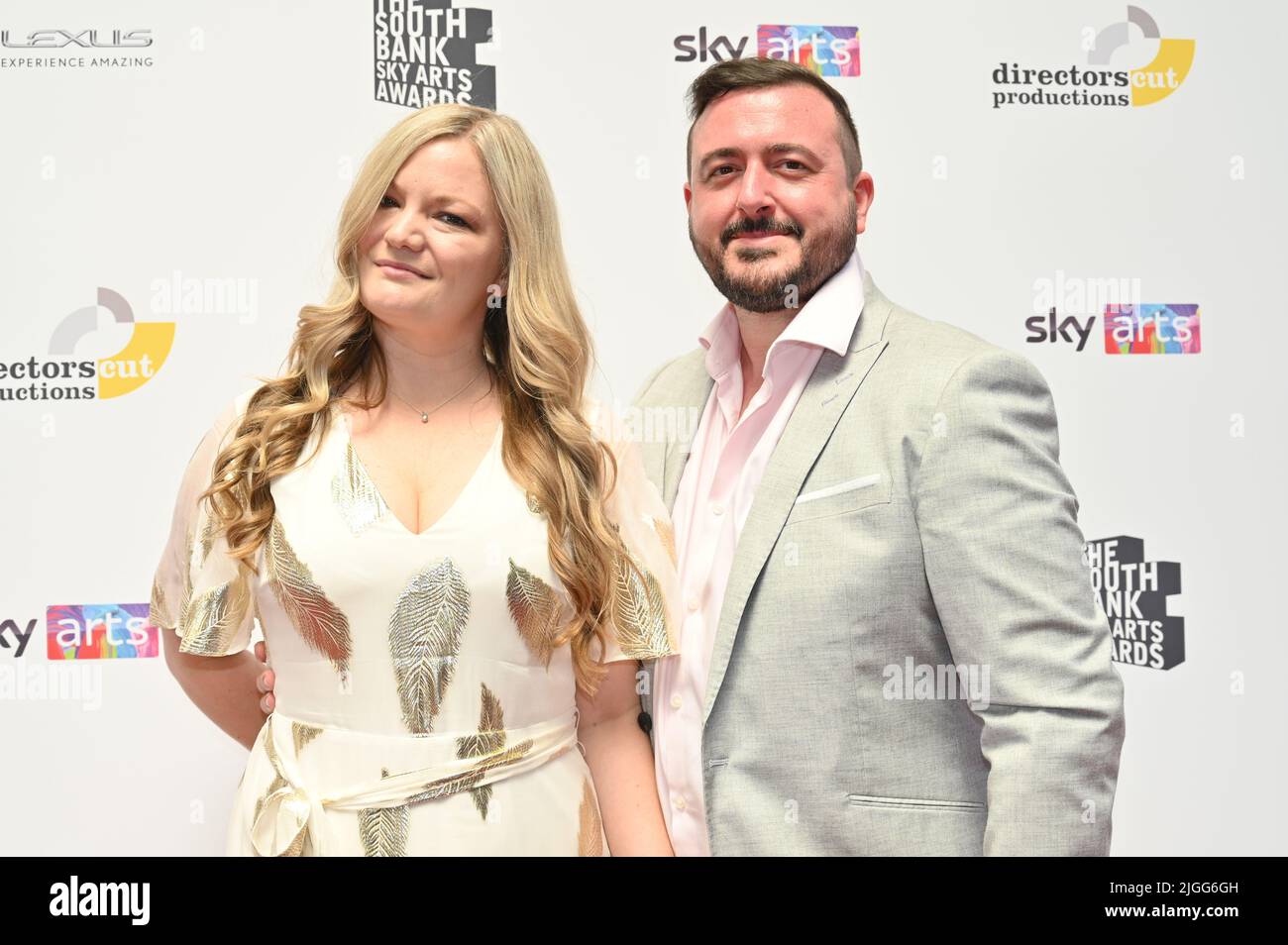 Catriona Ward attends The South Bank Sky Arts Awards 2022 at The Savoy ...