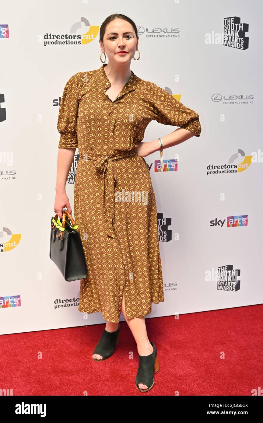 Alice Sneddon attends The South Bank Sky Arts Awards 2022 at The Savoy ...