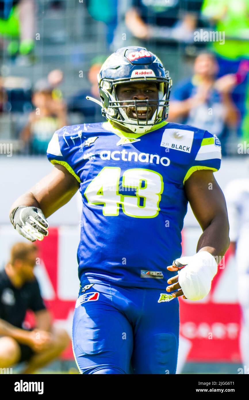 Stuttgart, Germany. 10th July, 2022. LB # 43 Precius Ogbevoen/Stuttgart ...