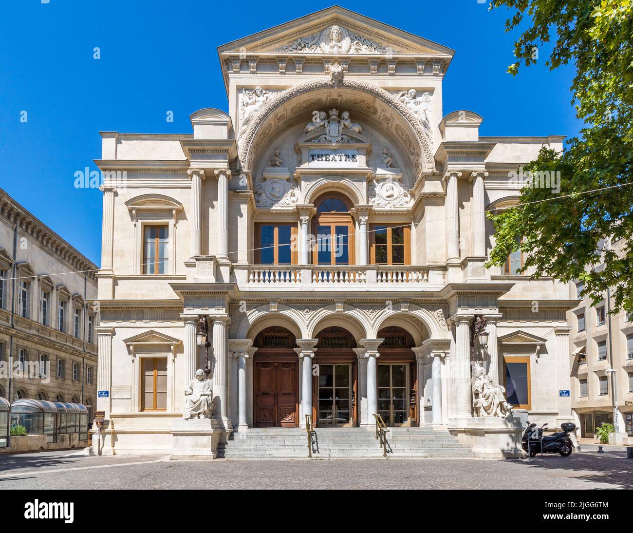 Avignon theater, France Stock Photo - Alamy