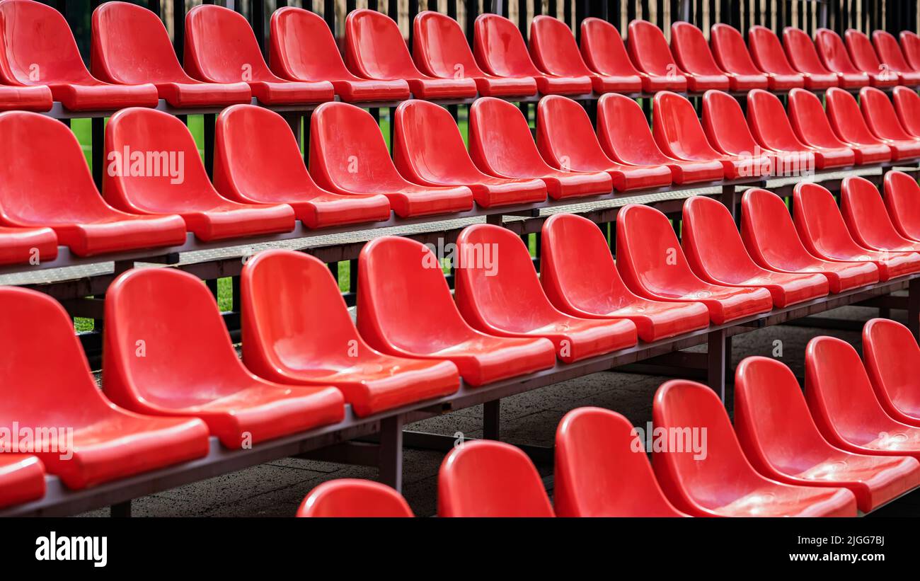 Stadium seats background hi-res stock photography and images - Alamy