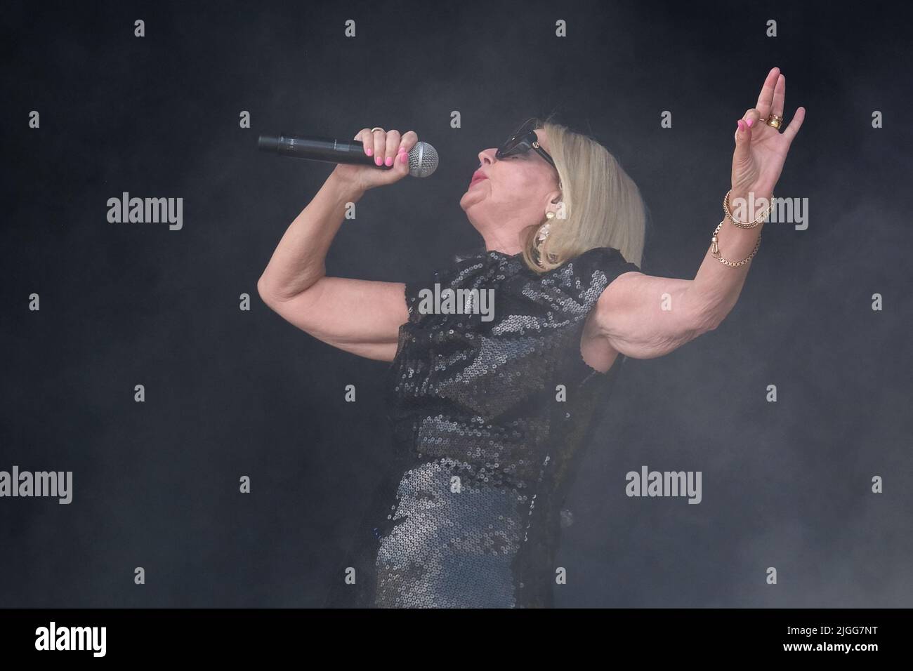 Great Tew, UK. 10th July, 2022. Scottish new wave post punk singer ...