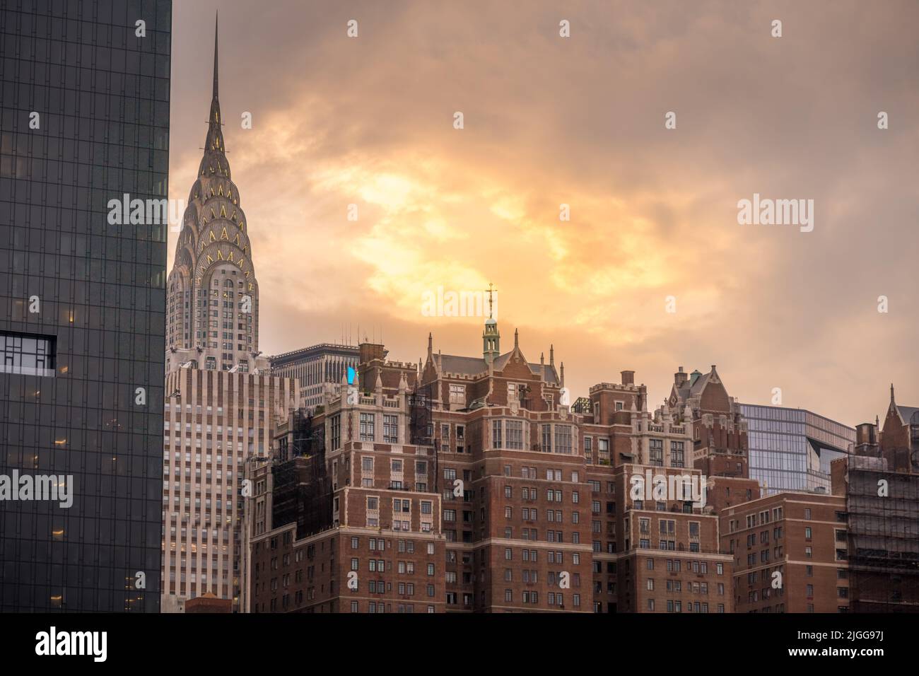 Crysler building lights on hi-res stock photography and images - Alamy