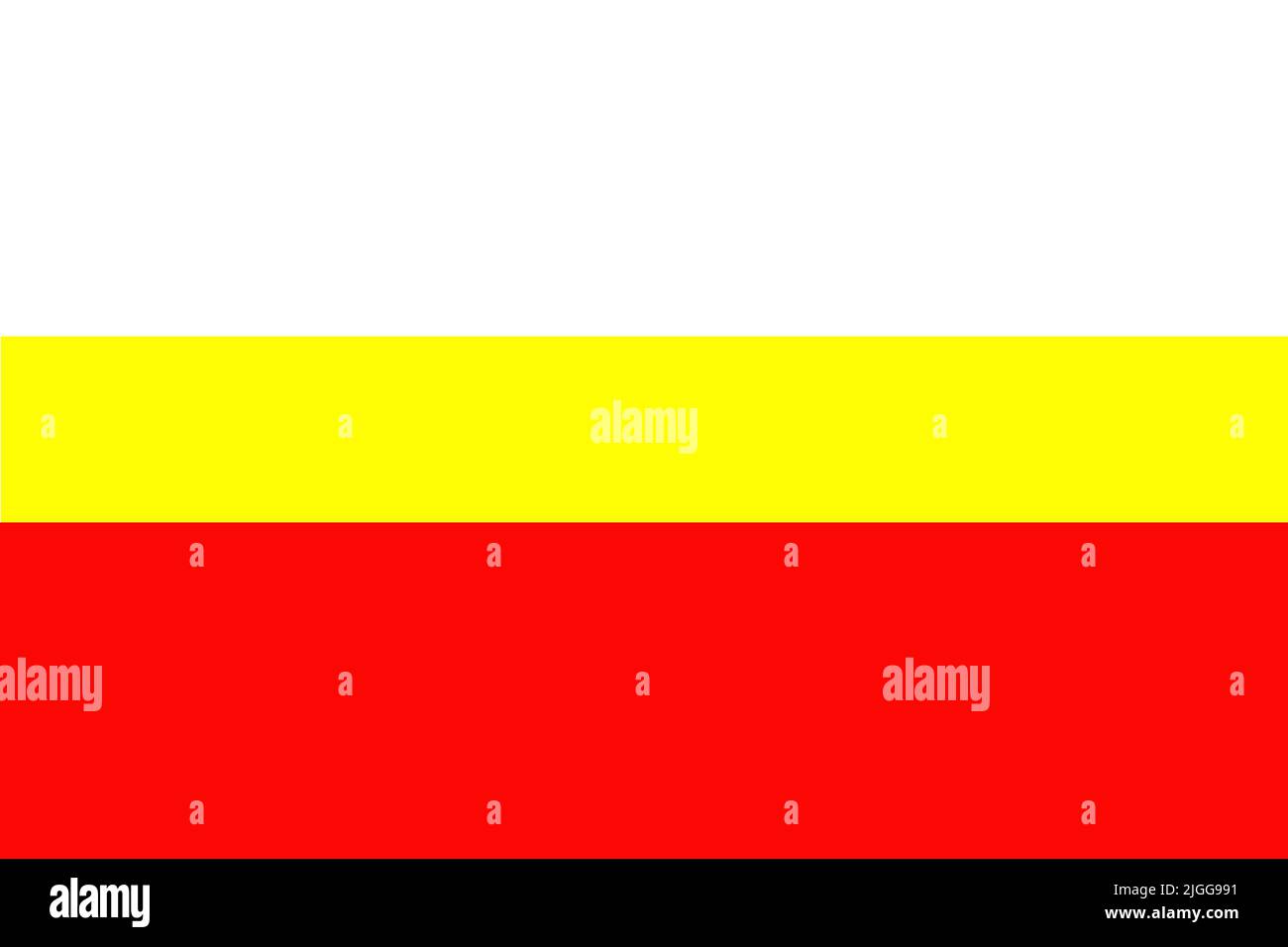 Top view of flag Mosina, Poland. Polish city. travel and patriot ...