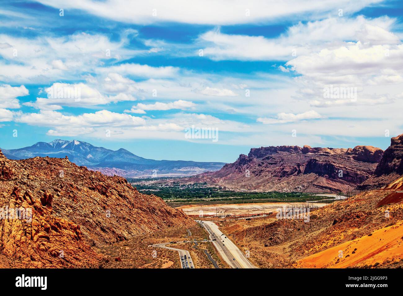 Moab aerial hi-res stock photography and images - Alamy
