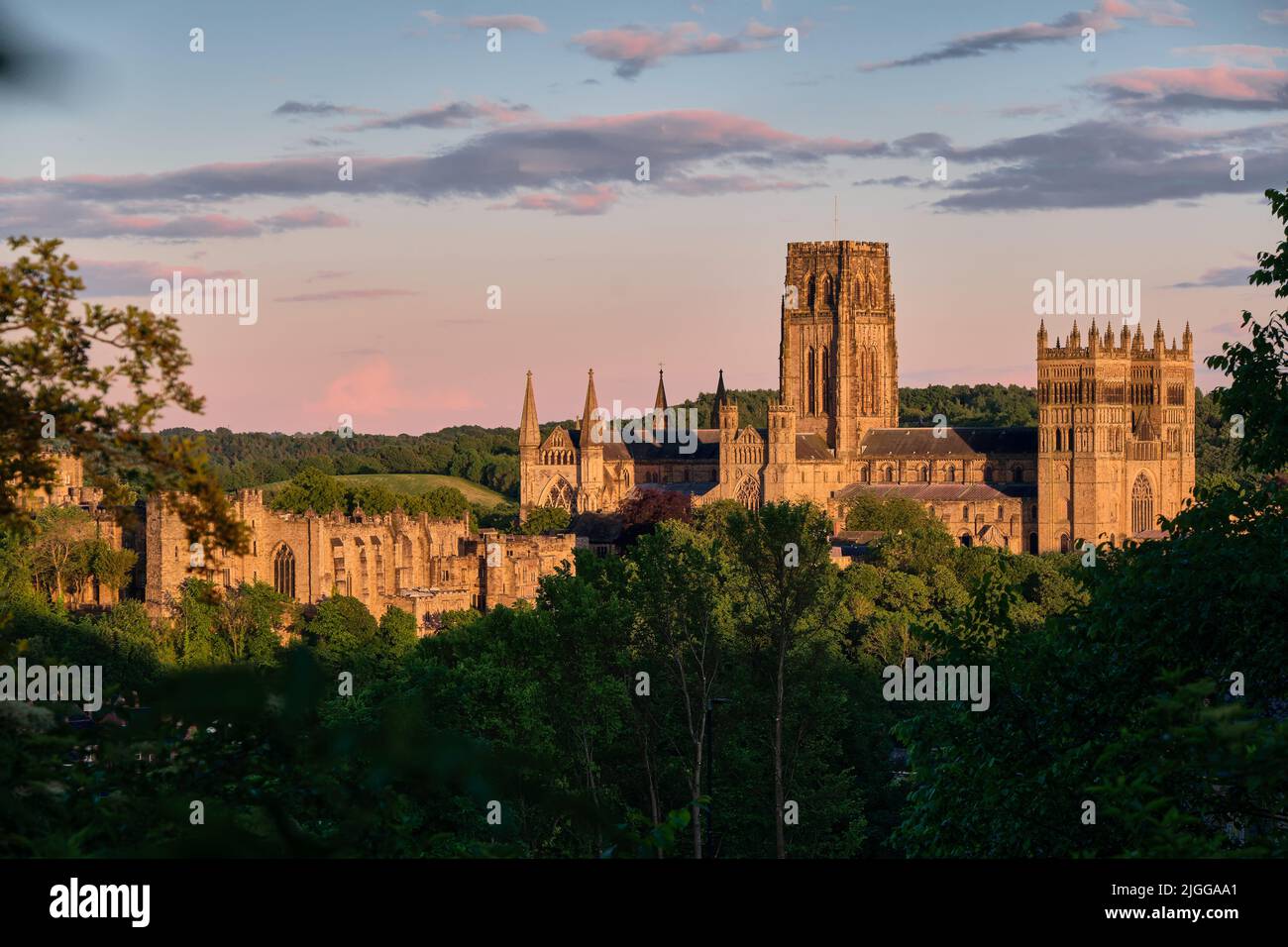 Durham Cathedral and Castle Stock Photo - Alamy