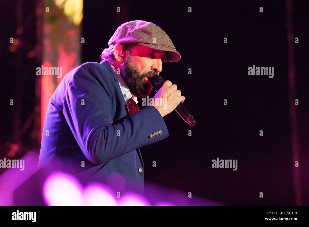 Madrid, Spain. 10th July, 2022. Dominican singer Juan Luis Guerra ...