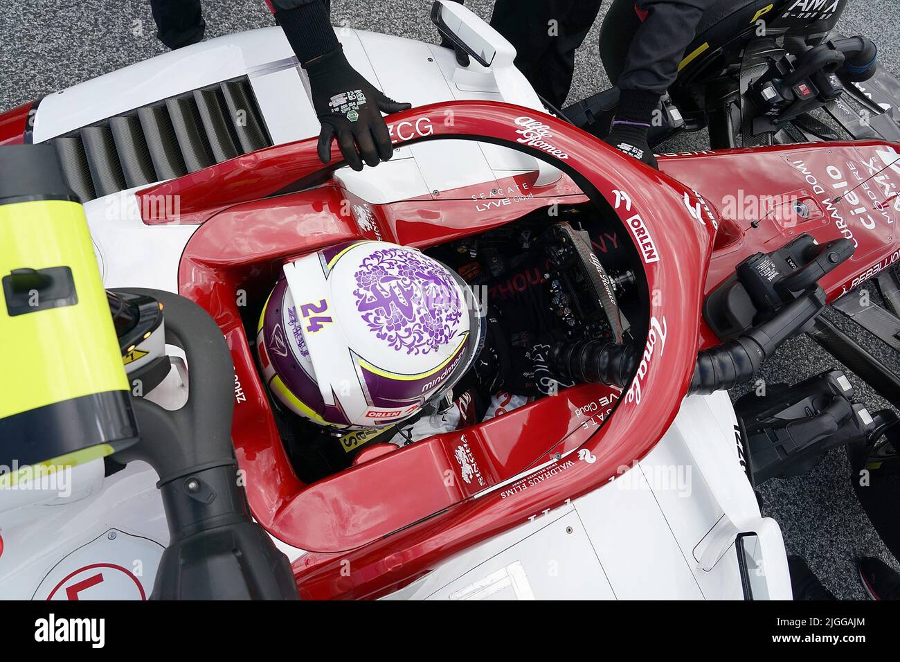 Red Bull Ring, Spielberg, Austria, July 10, 2022, Guanyu Zhou (CHN ...