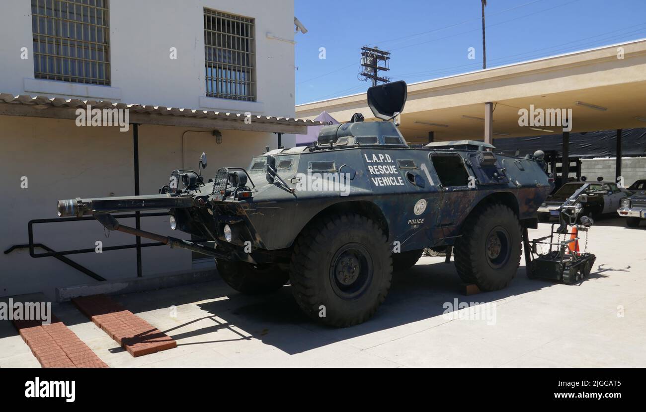 Los Angeles, California, USA 9th July 2022 Police LAPD Rescue Vehicle ...