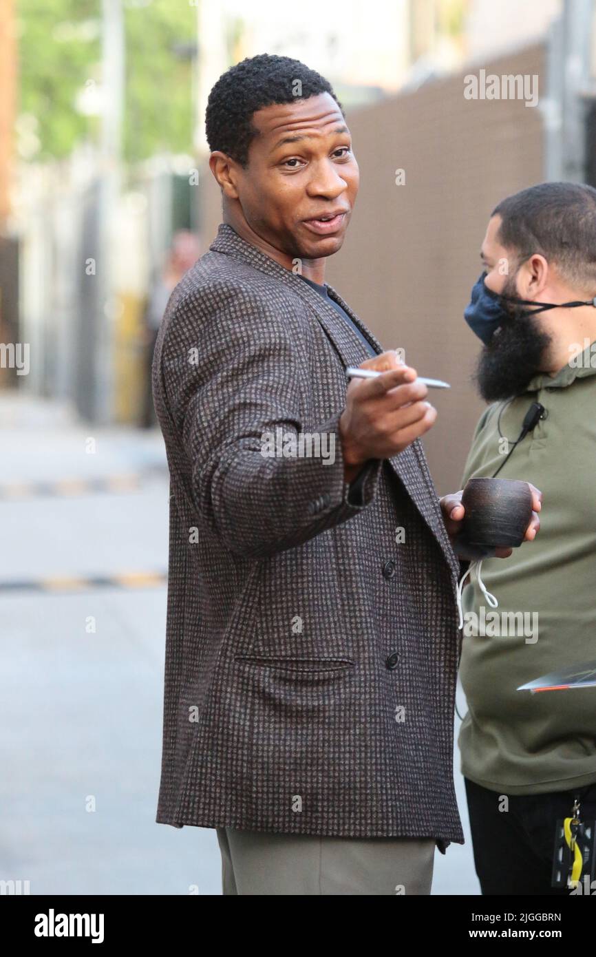 Celebrities including Martin Short and Jonathan Majors at Jimmy Kimmel ...