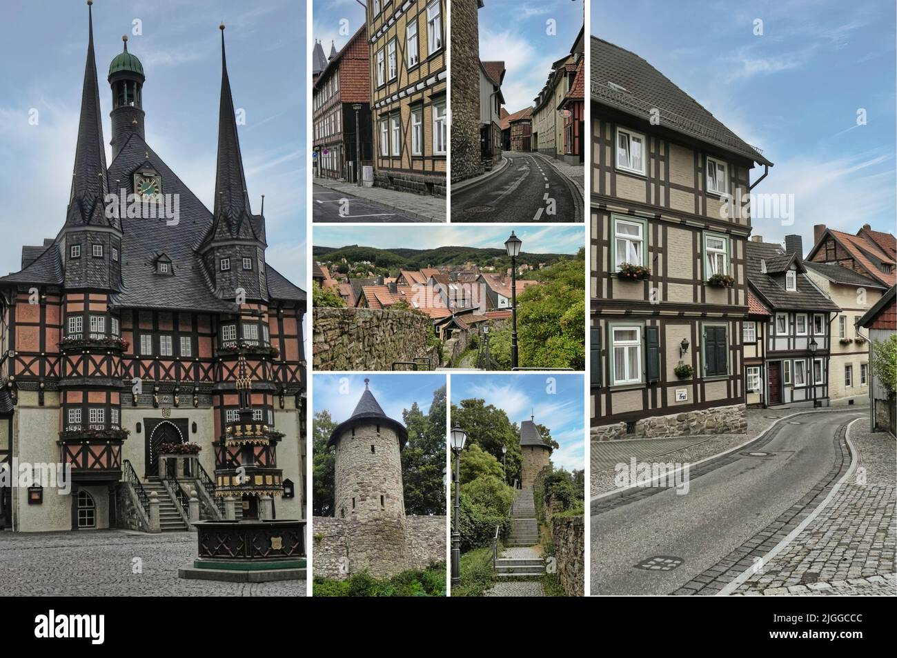 Wernigerode is a beautiful village in Saxony-Anhalt, Germany Stock ...