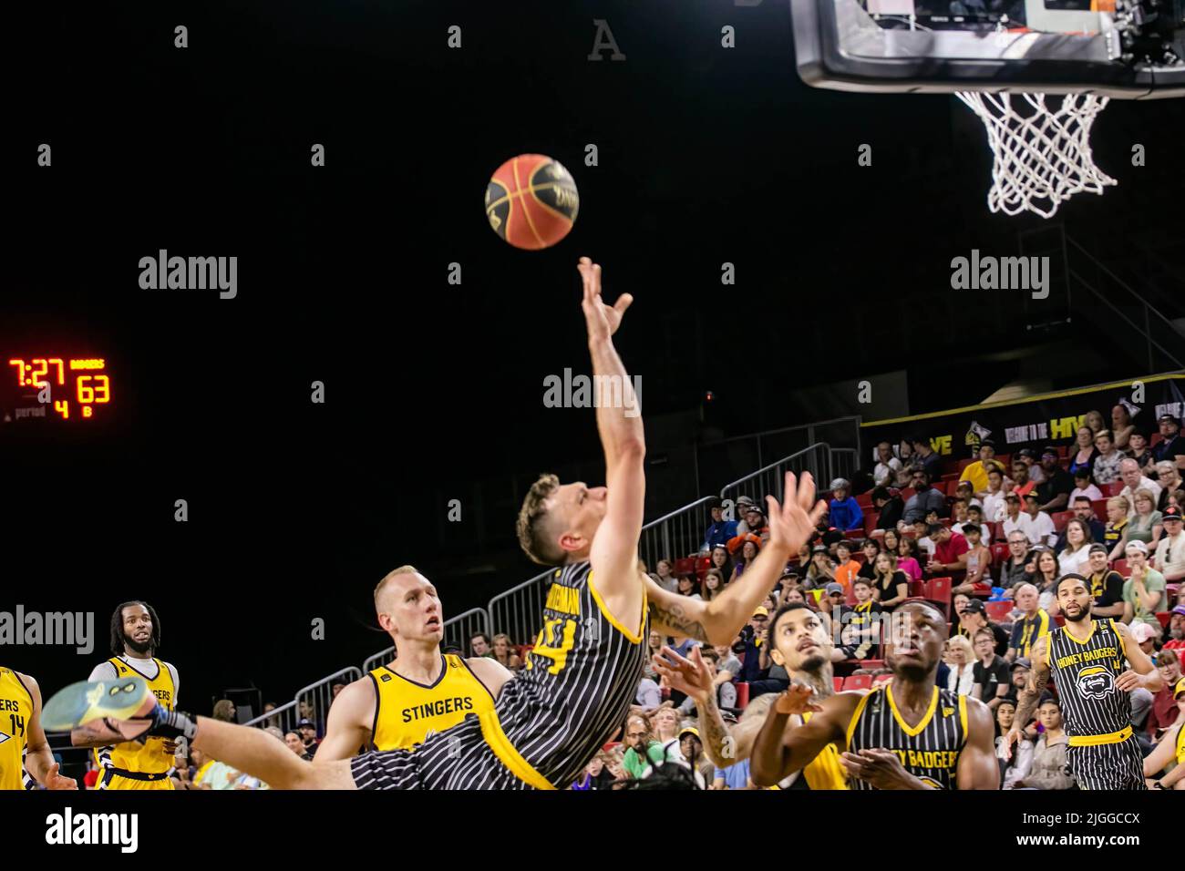 Hamilton's Zane Waterman (Forward) seen in action during the Edmonton ...