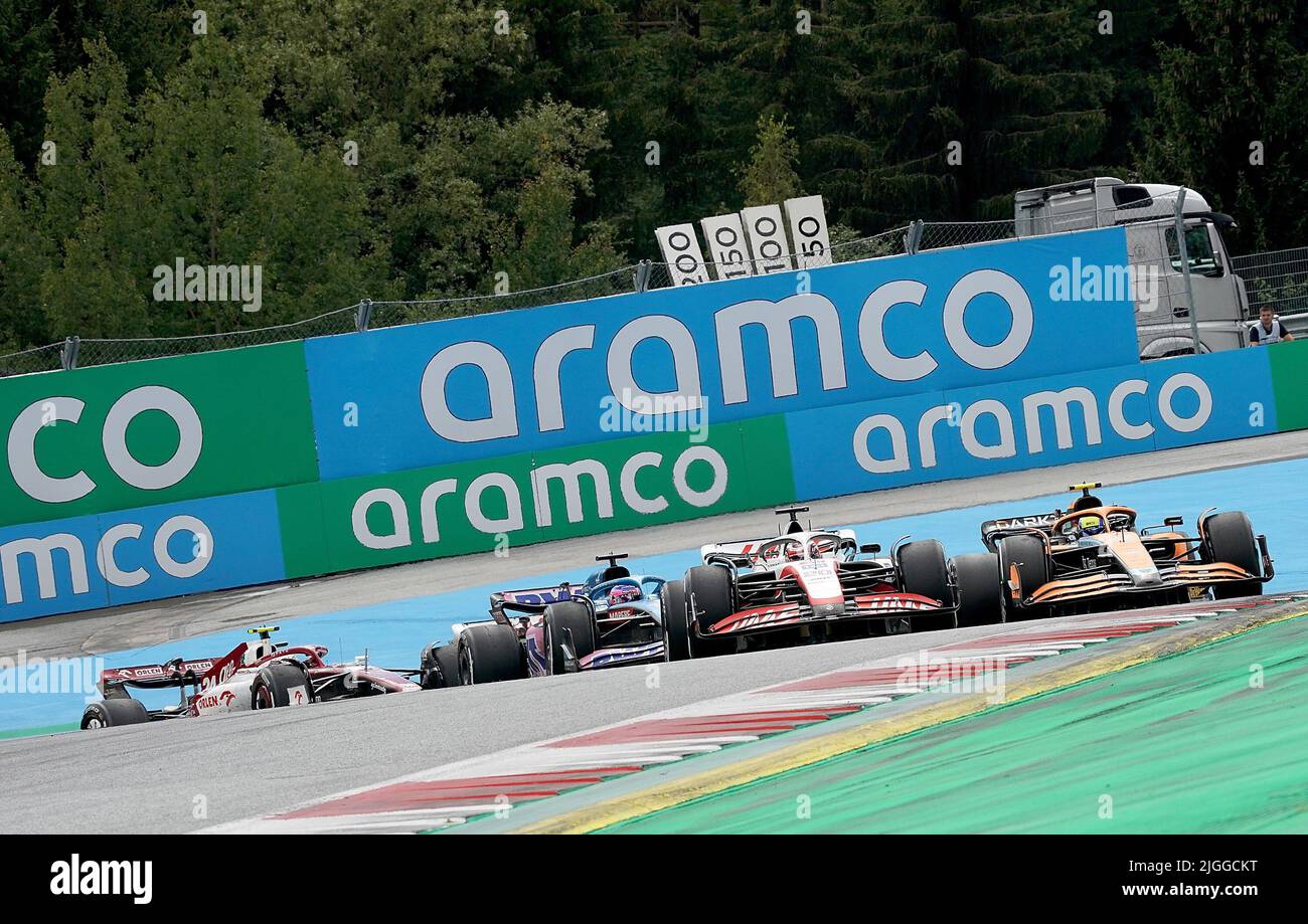 Spielberg, Austria. 10th July, 2022. Lando Norris (GBR), McLaren F1 ...