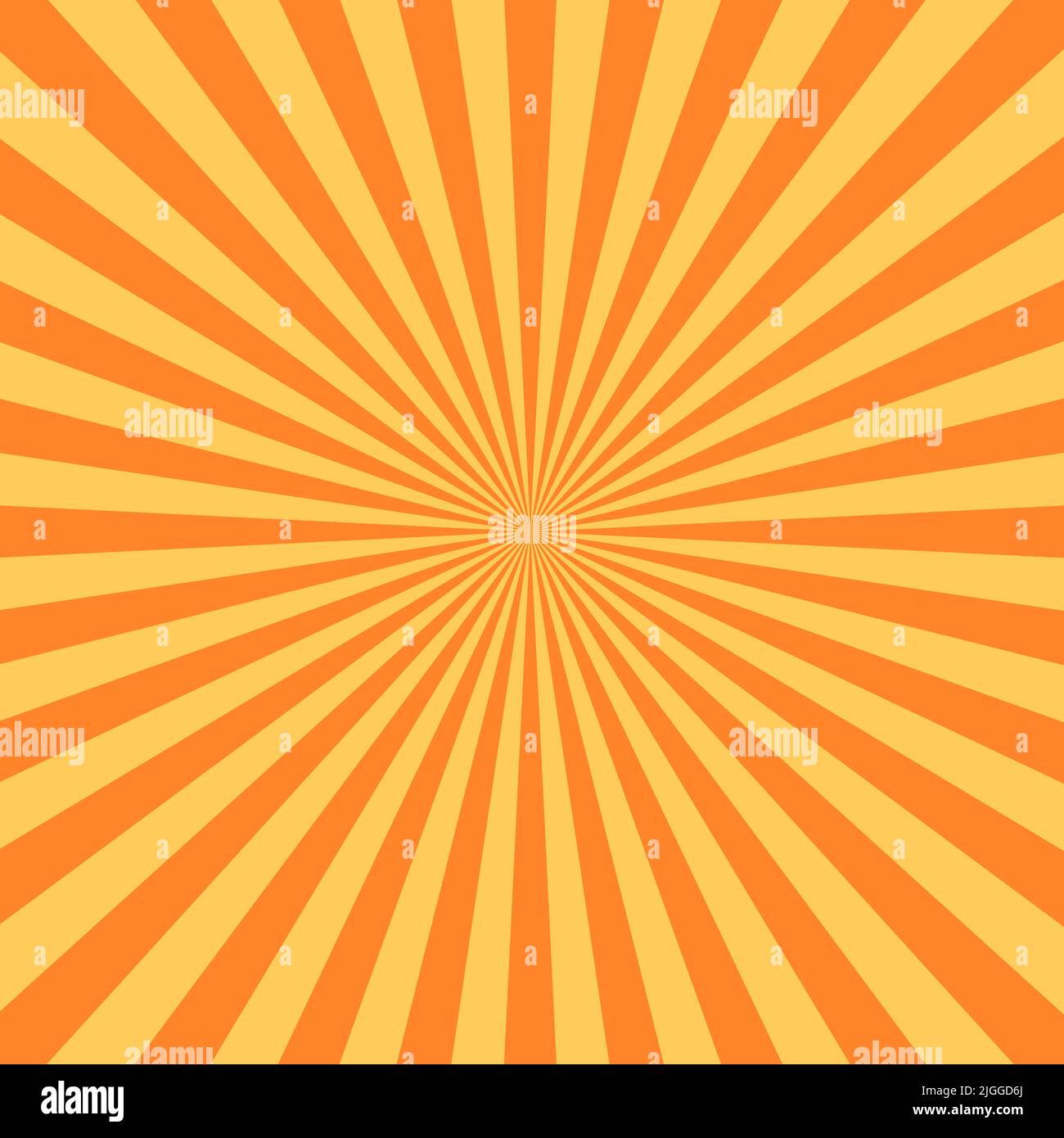 Orange sunburst radial concentric Stock Vector Images - Alamy