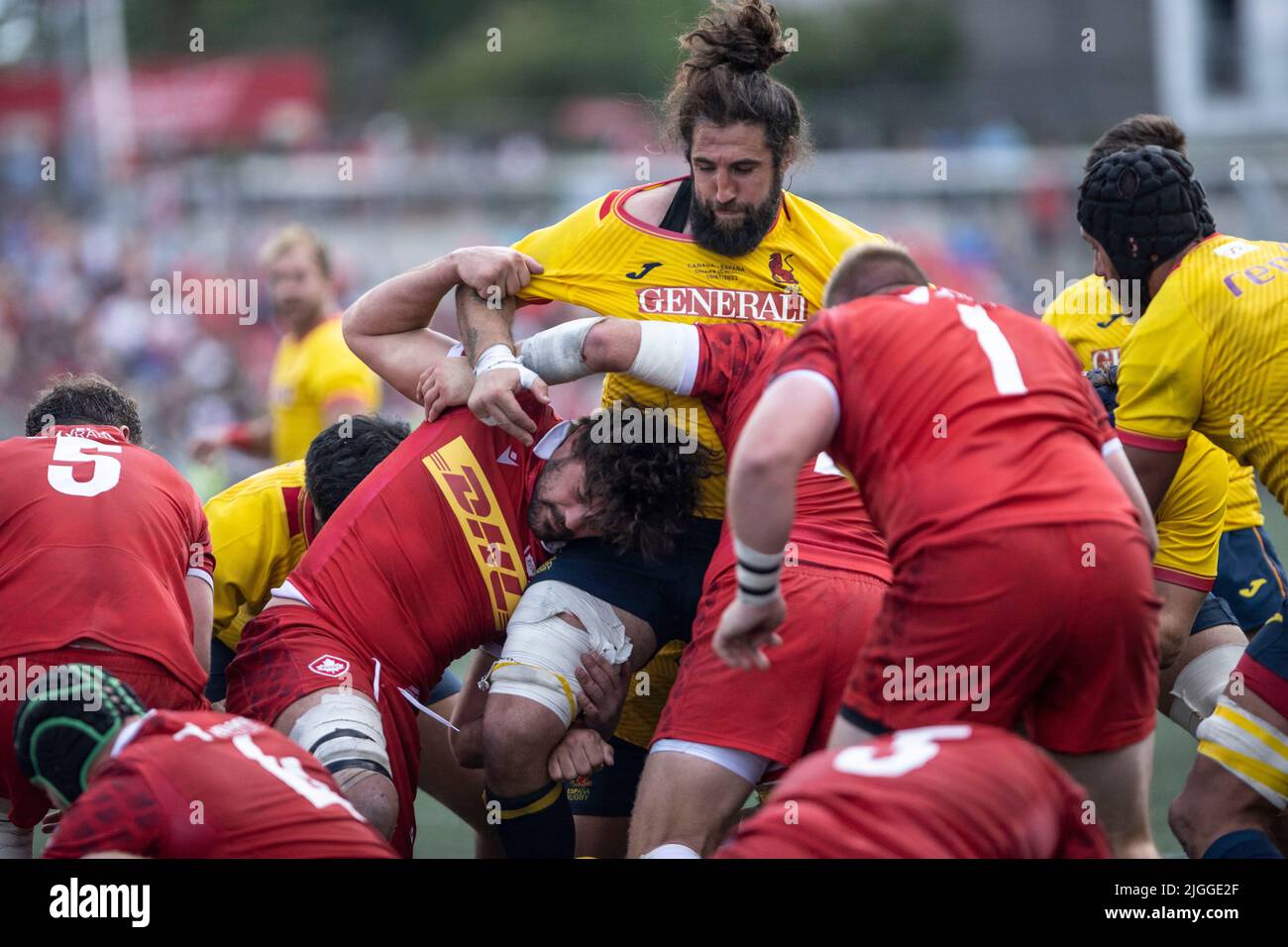 Ottawa, Canada. 10 Jul 2022. MANUEL MORA RUIZ (4) of Spain in the Spain ...