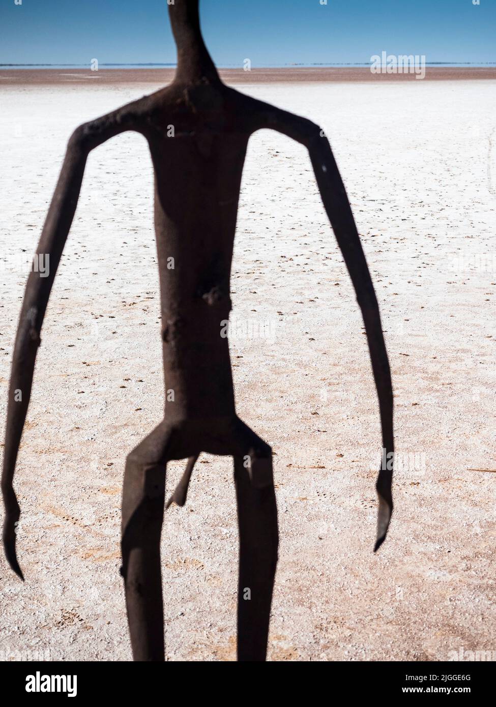 One of the Lake Ballard. "Salt People" - 51 metal-alloy sculptures by ...