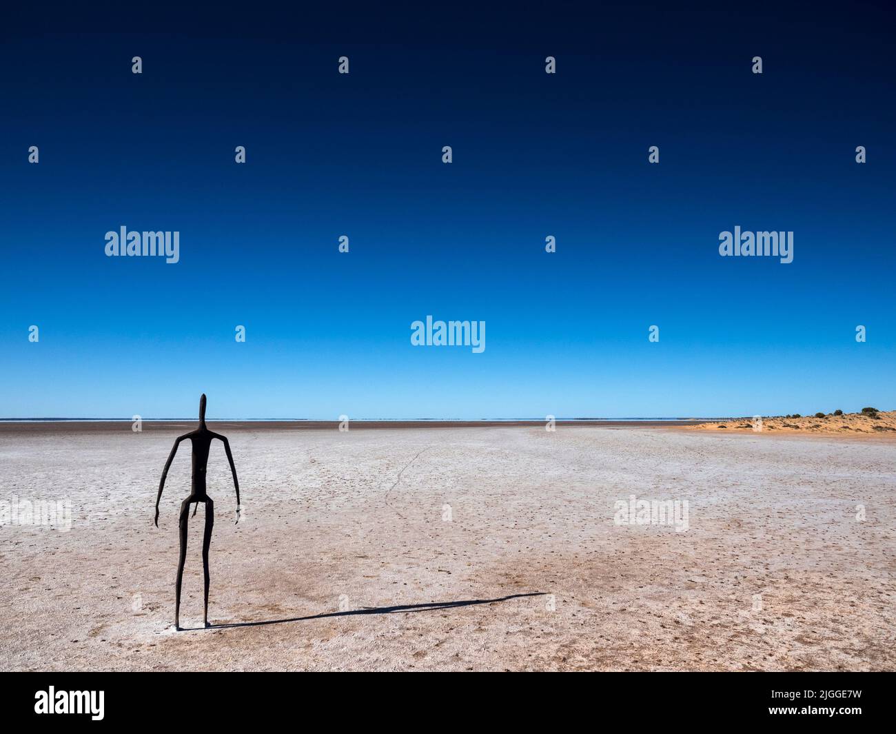 One of the Lake Ballard. "Salt People" - 51 metal-alloy sculptures by ...